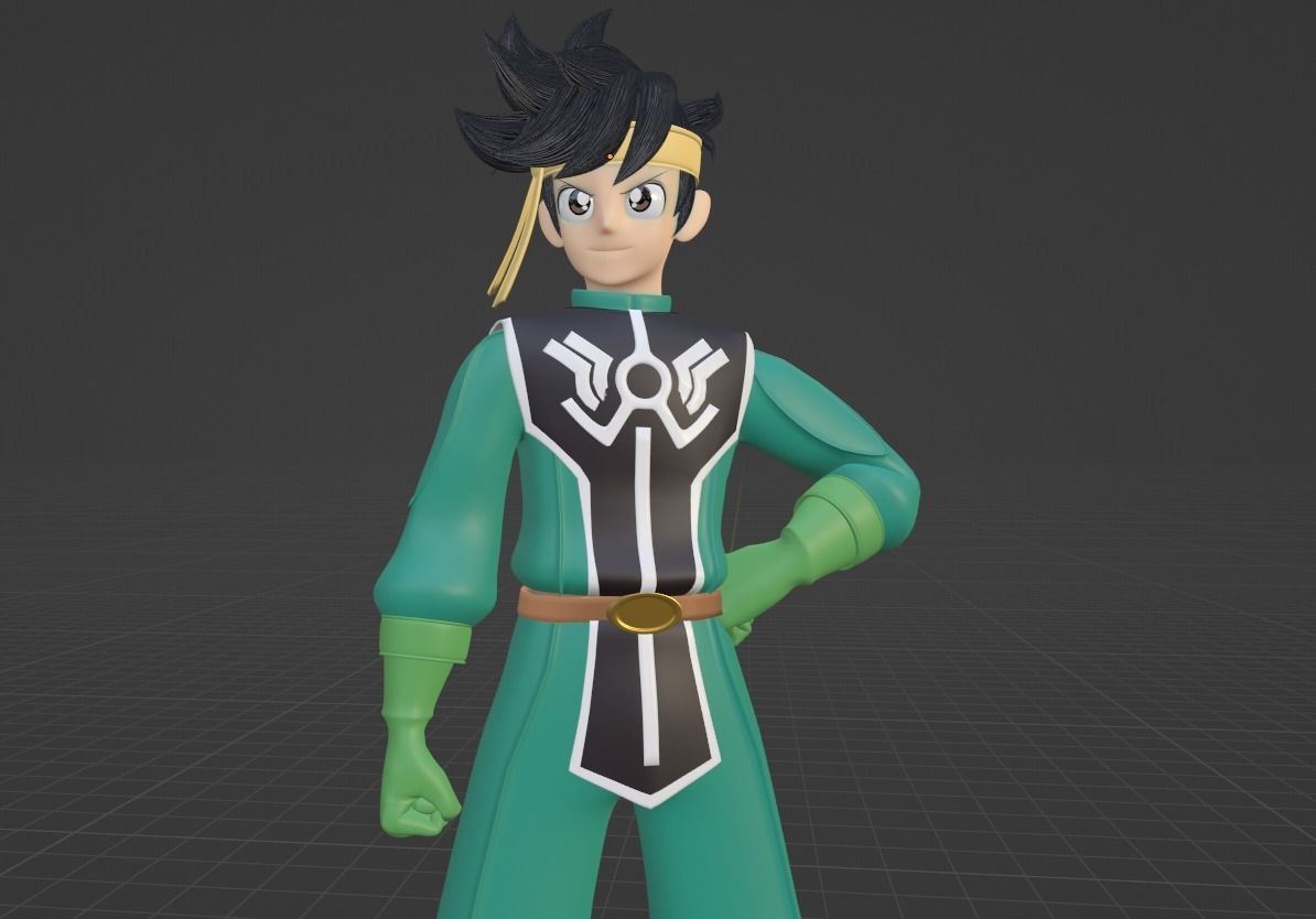 Popp Dragon Quest The Adventure of Dai 3D model rigged | CGTrader