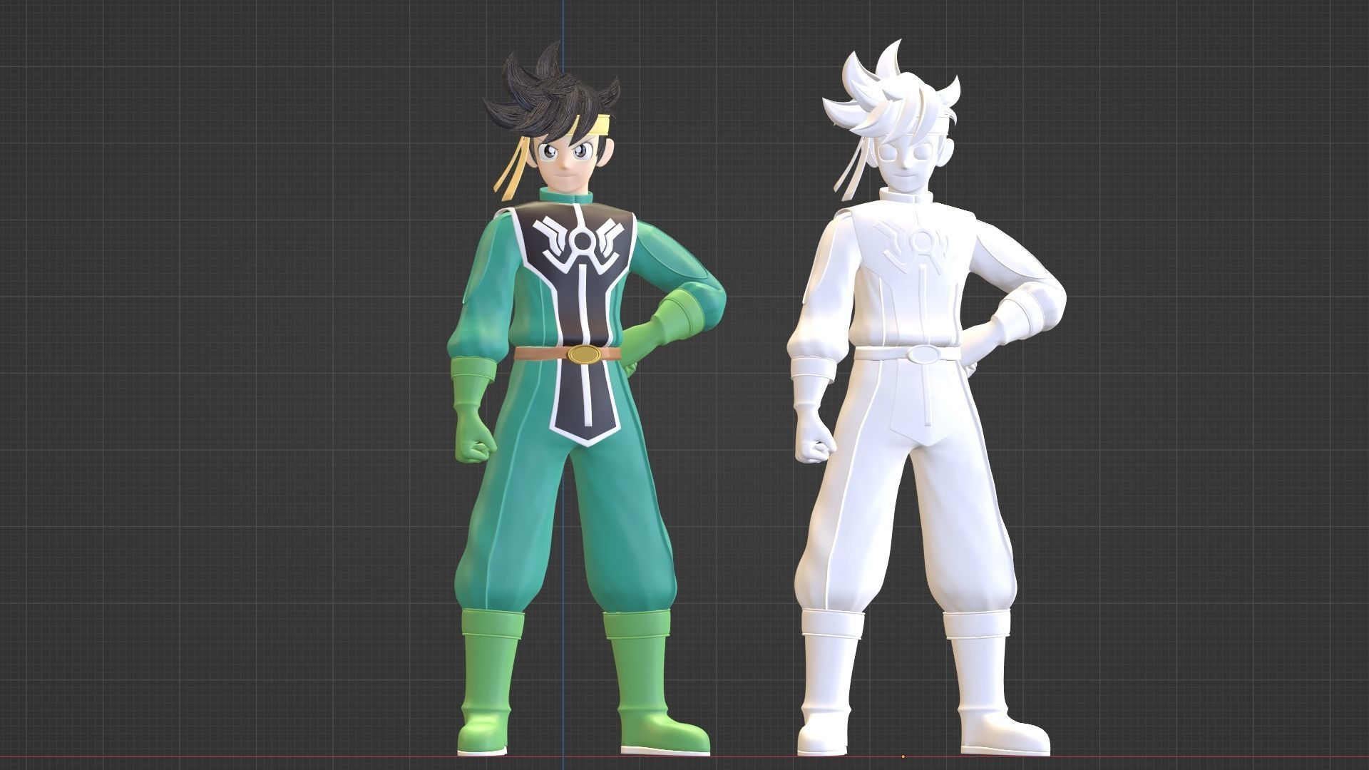 Popp Dragon Quest The Adventure of Dai 3D model rigged | CGTrader