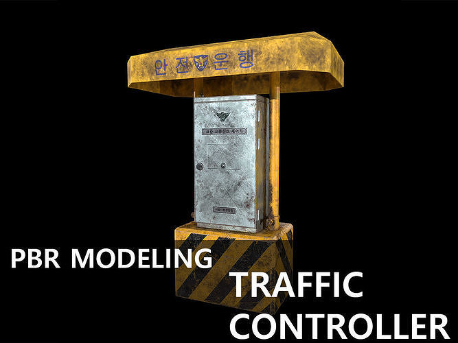 3D model Korea Traffic controller VR / AR / low-poly | CGTrader