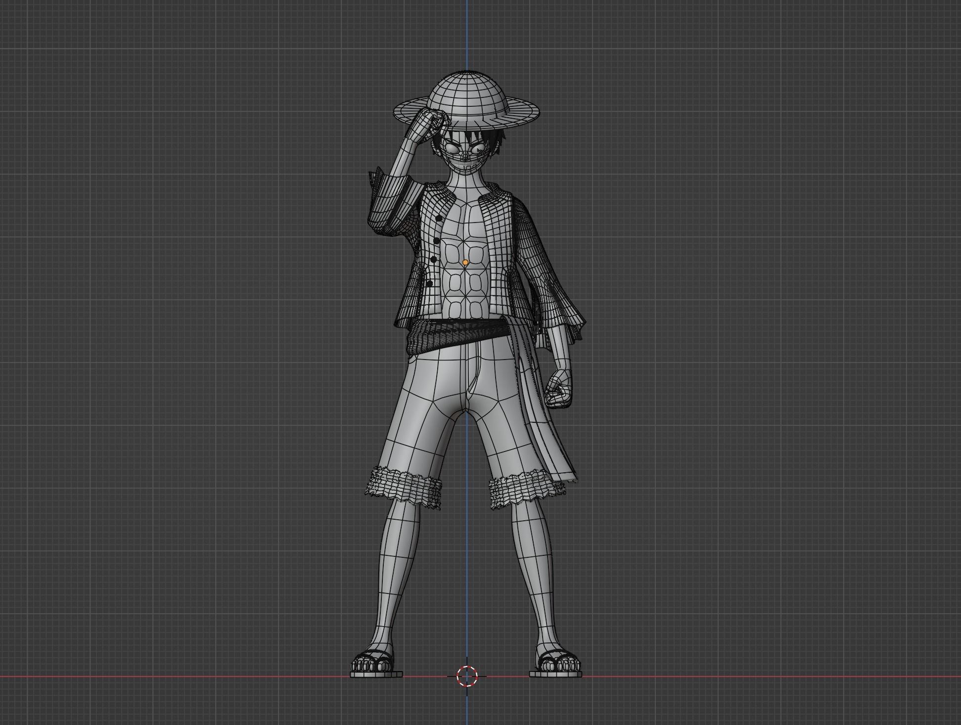 Monkey D Luffy 3D Model 3D model rigged | CGTrader