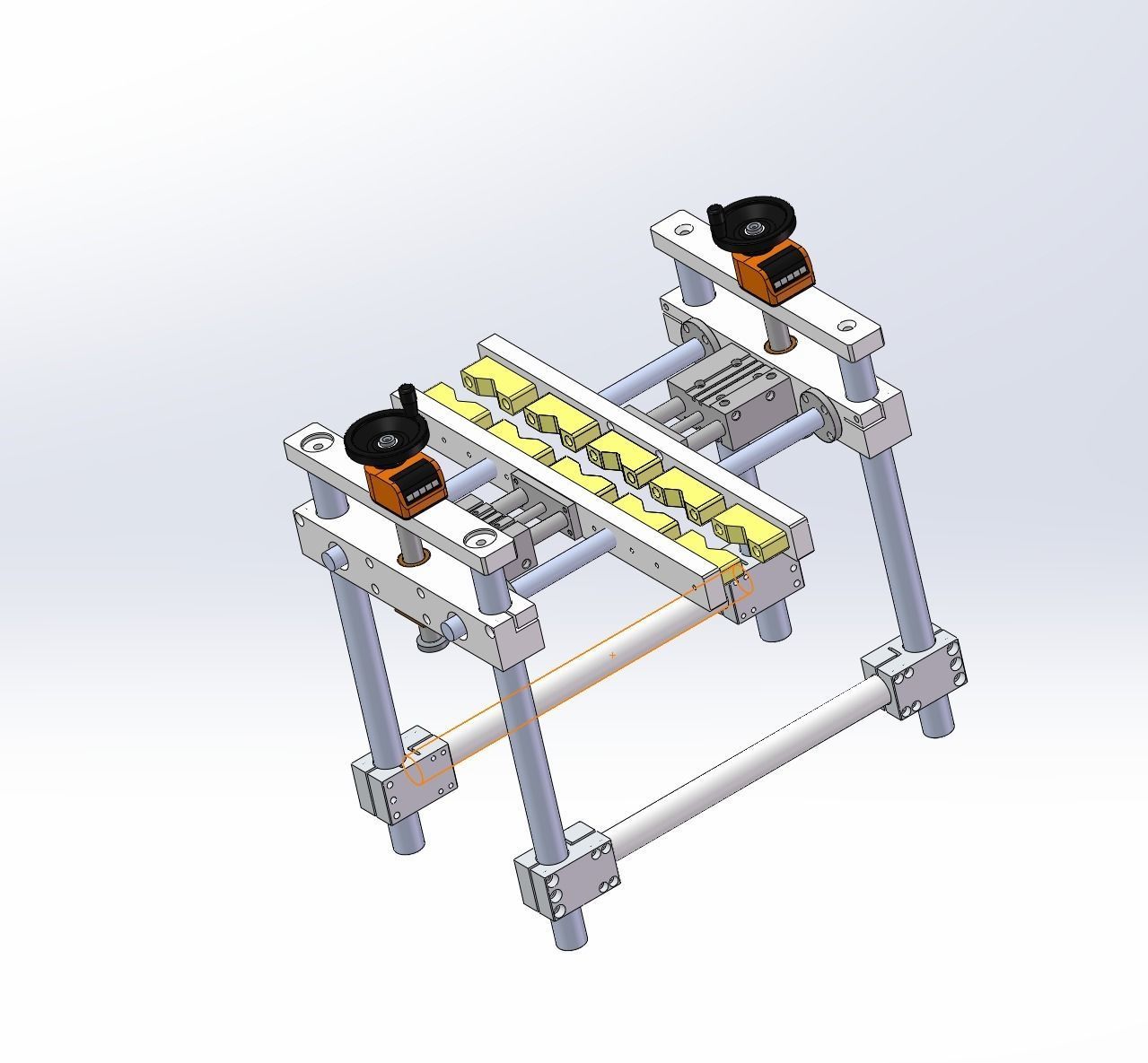 Clamping adjusting mechanism 3D model | CGTrader