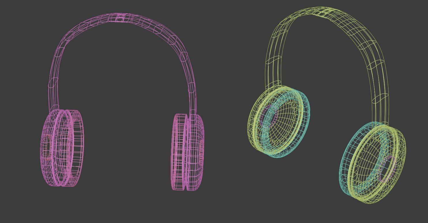 Headphones 3D Model in blender 3D model | CGTrader