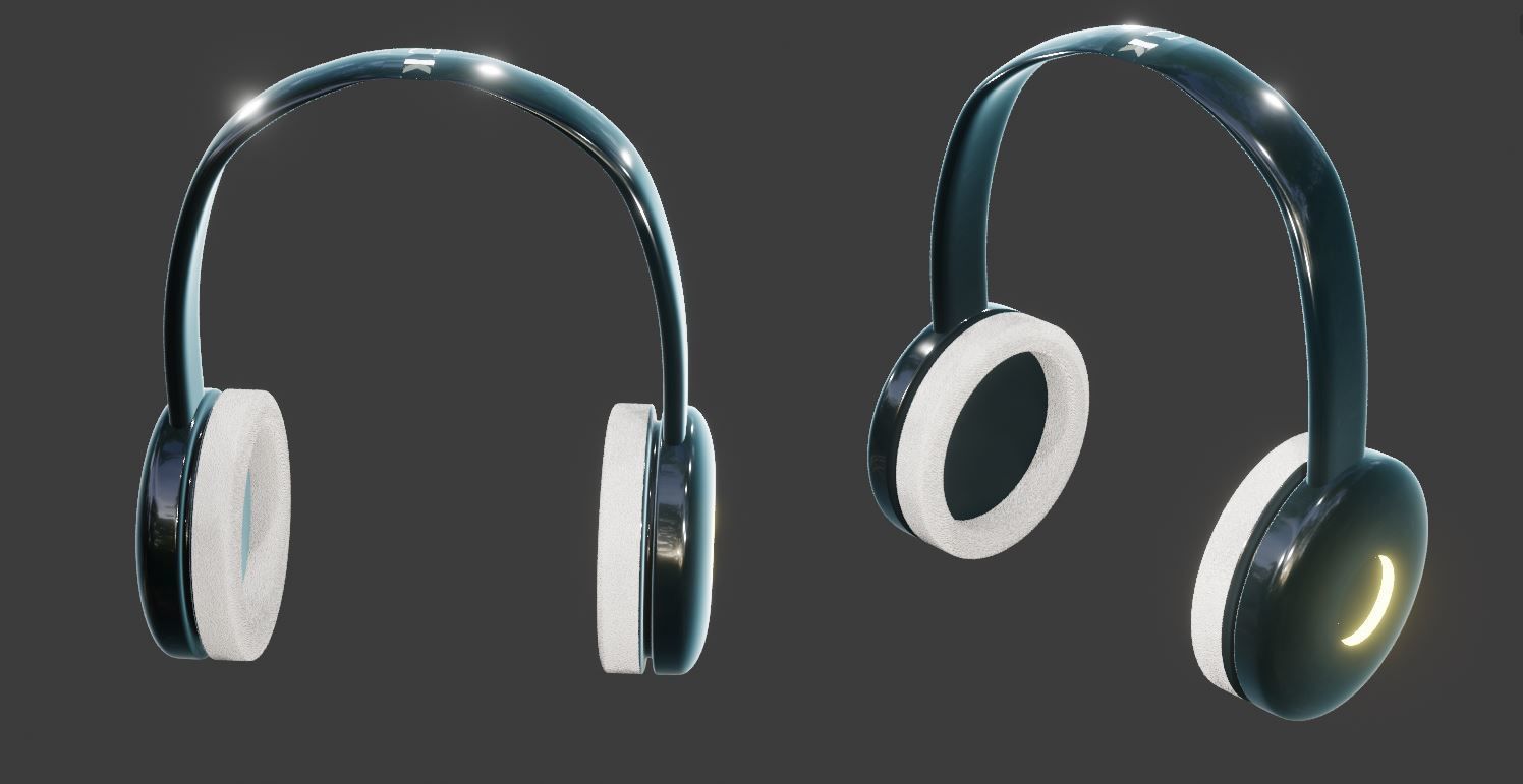 Headphones 3D Model in blender 3D model | CGTrader