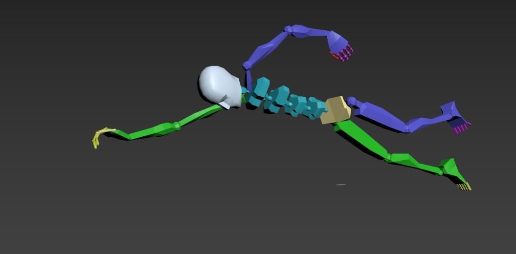 5 swimming mocap animations looping 3D model animated rigged | CGTrader
