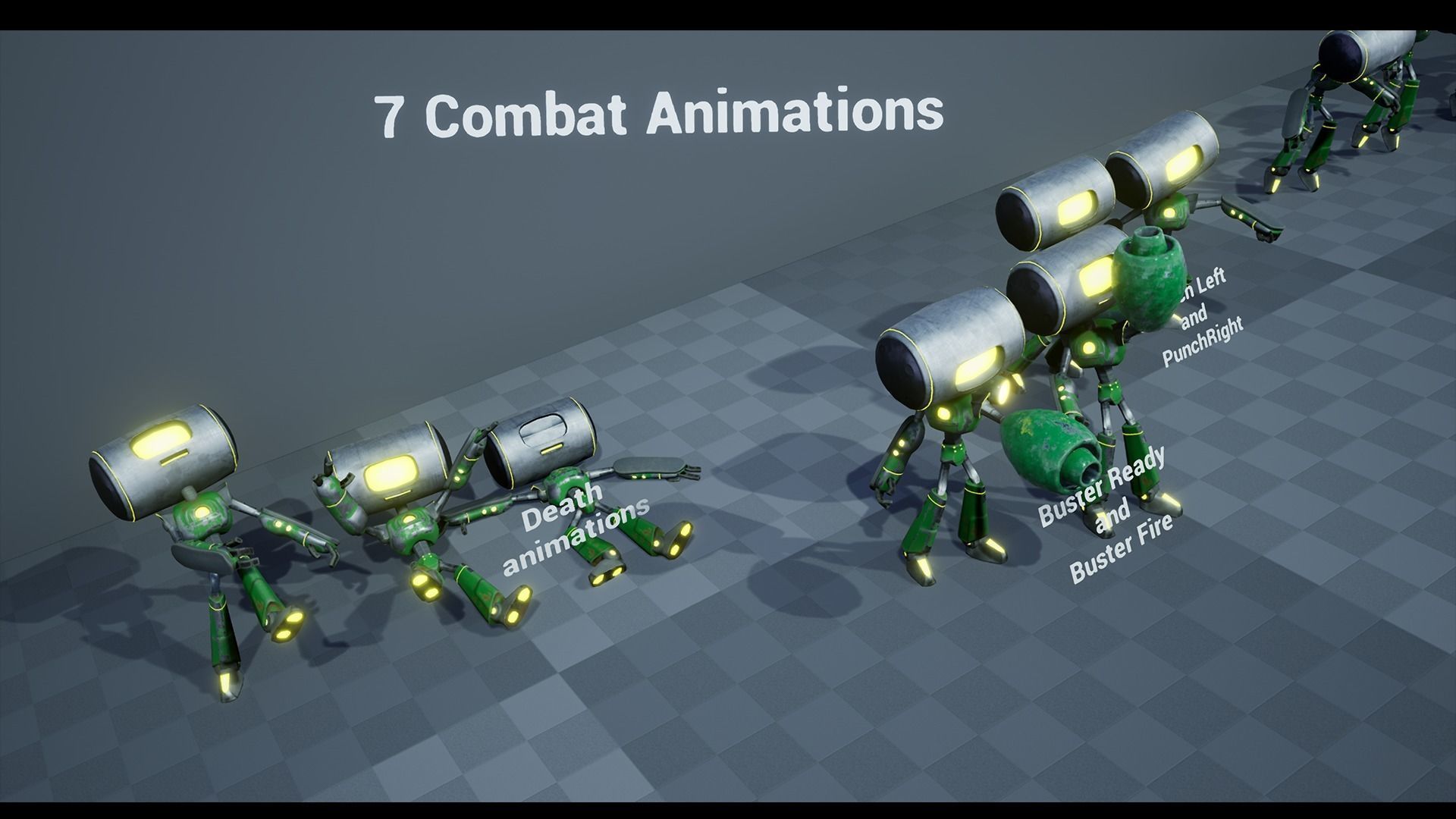 3D model Customizable Robot Pack 3 - Robert VR / AR / low-poly | CGTrader
