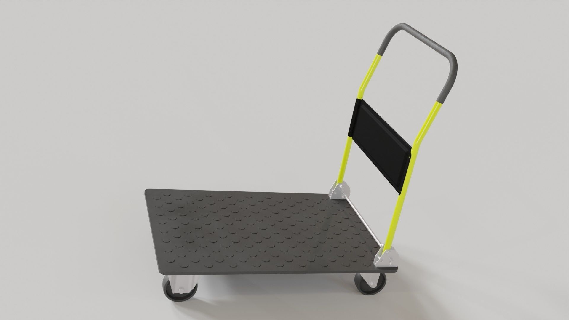 Foldable platform on wheels - Transport cart 3D model | CGTrader