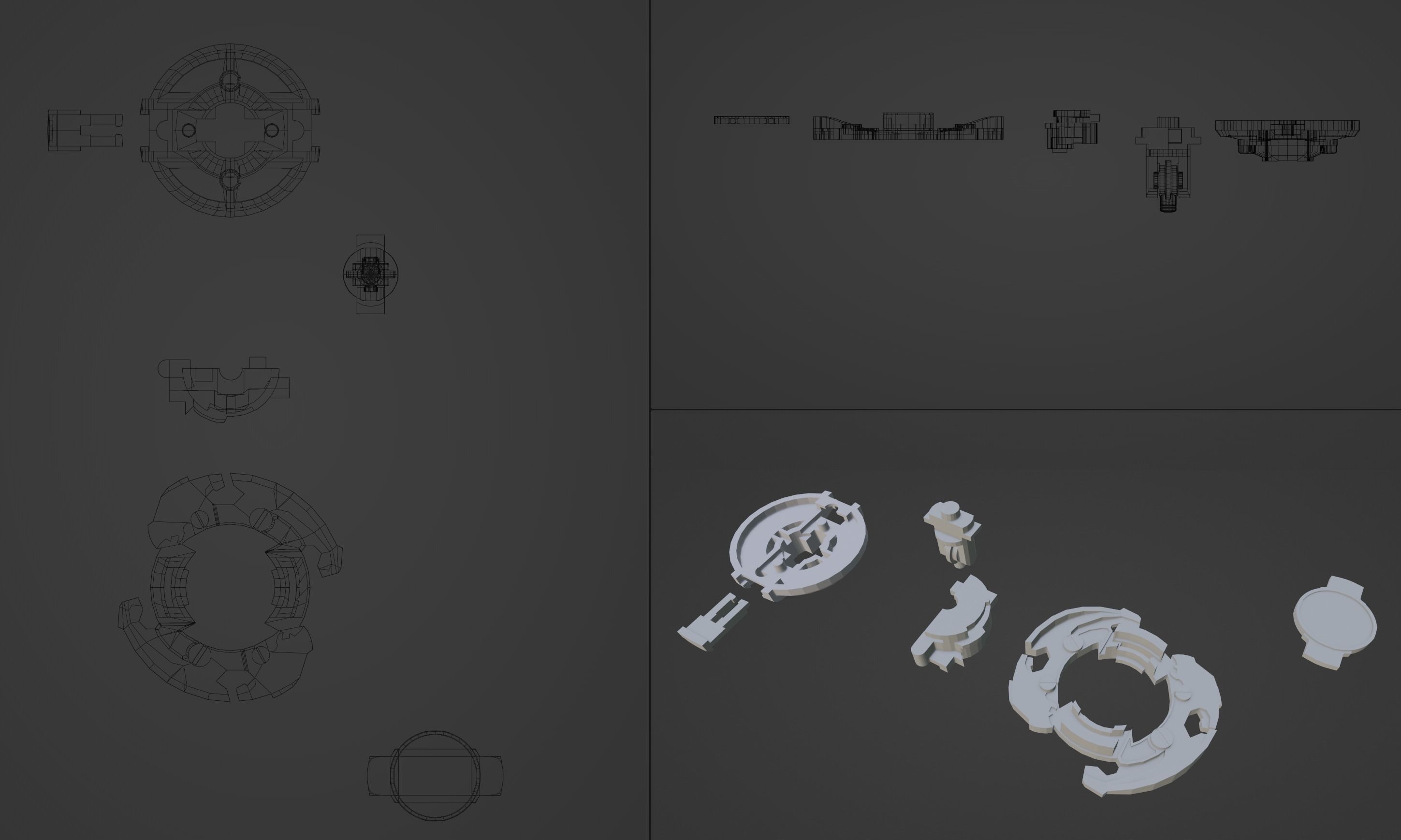 Beyblade - pre supported ctb file 3D model 3D printable | CGTrader