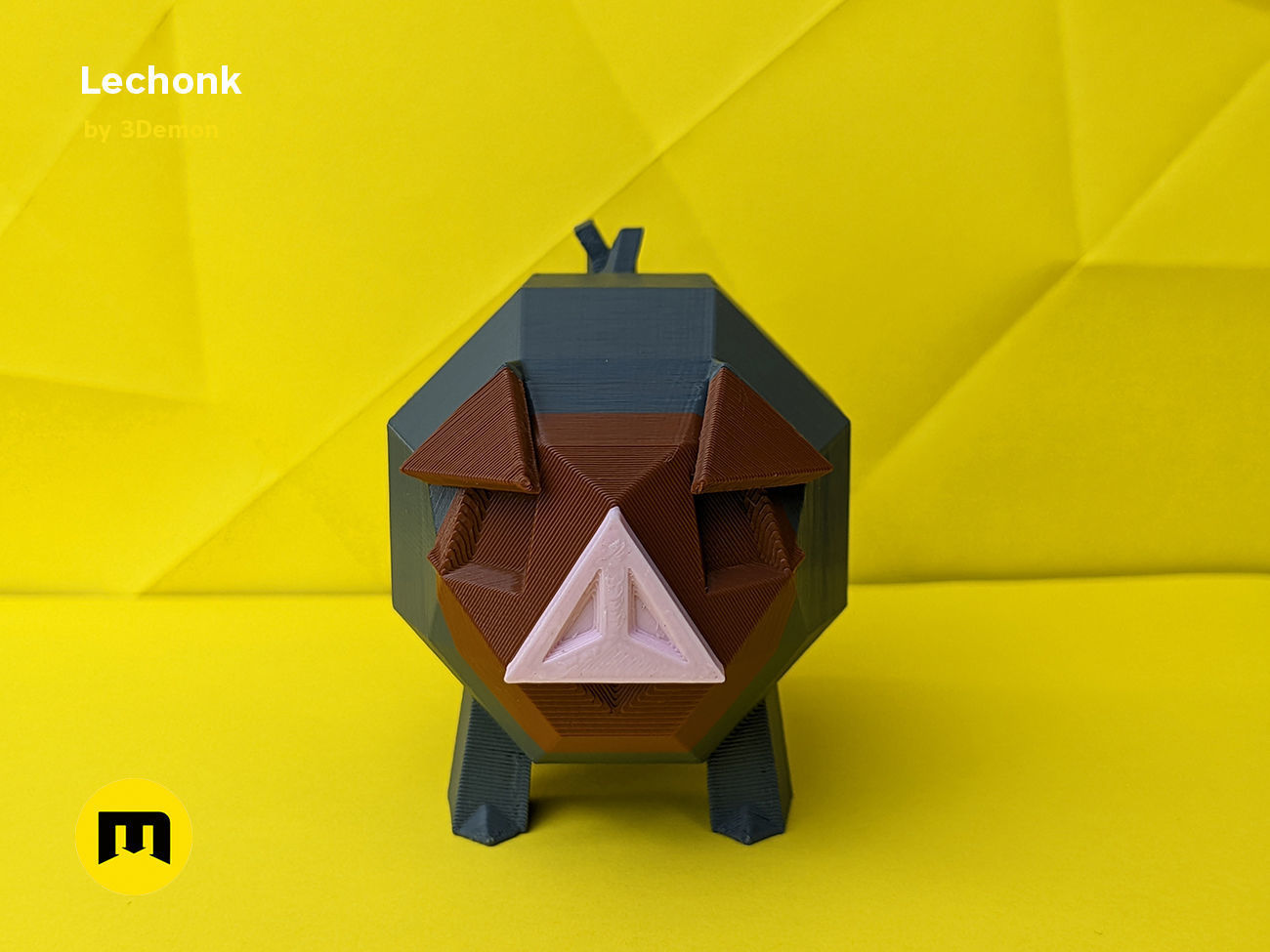 Lechonk Low Poly Pokemon free 3D model 3D printable | CGTrader