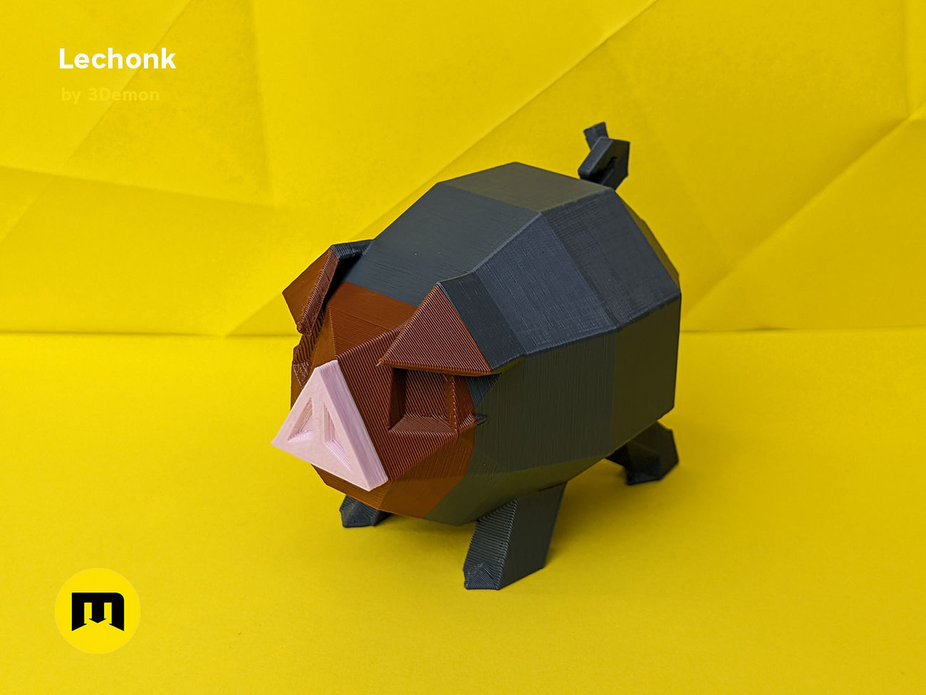 Lechonk Low Poly Pokemon free 3D model 3D printable | CGTrader