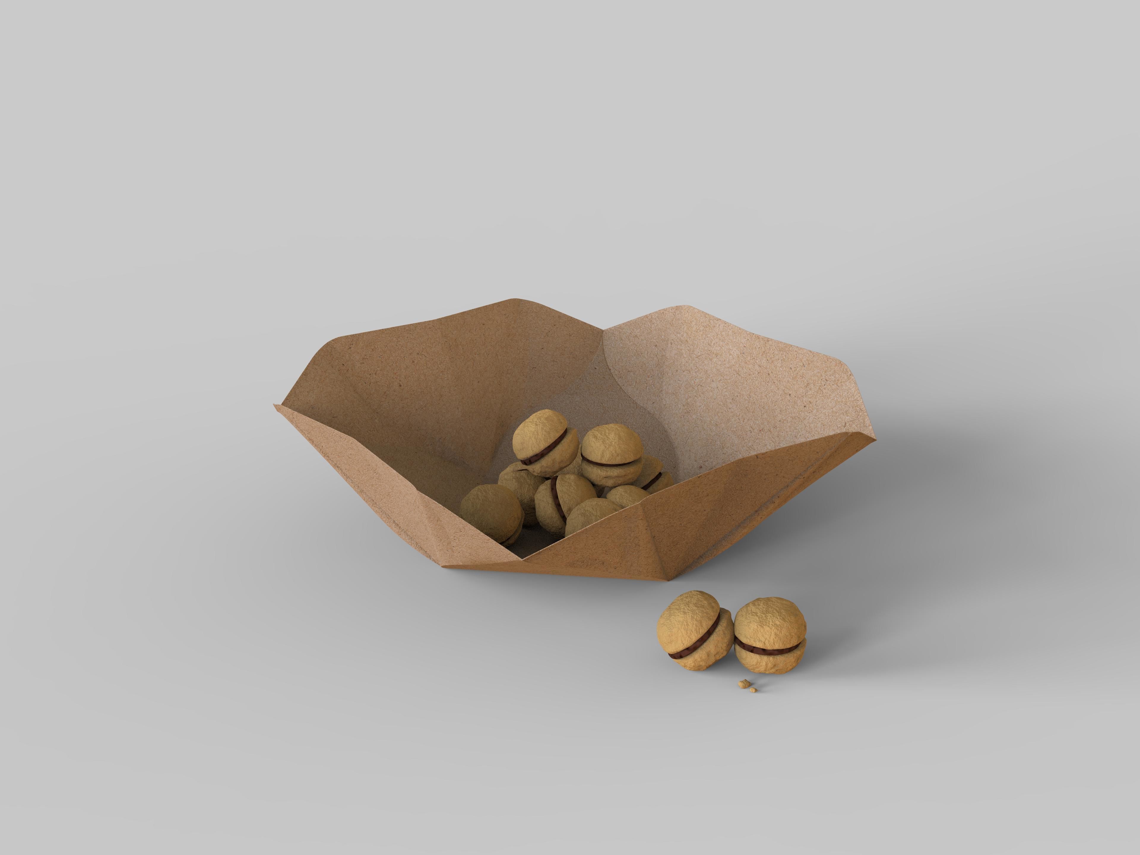 Paper packaging 3D model | CGTrader