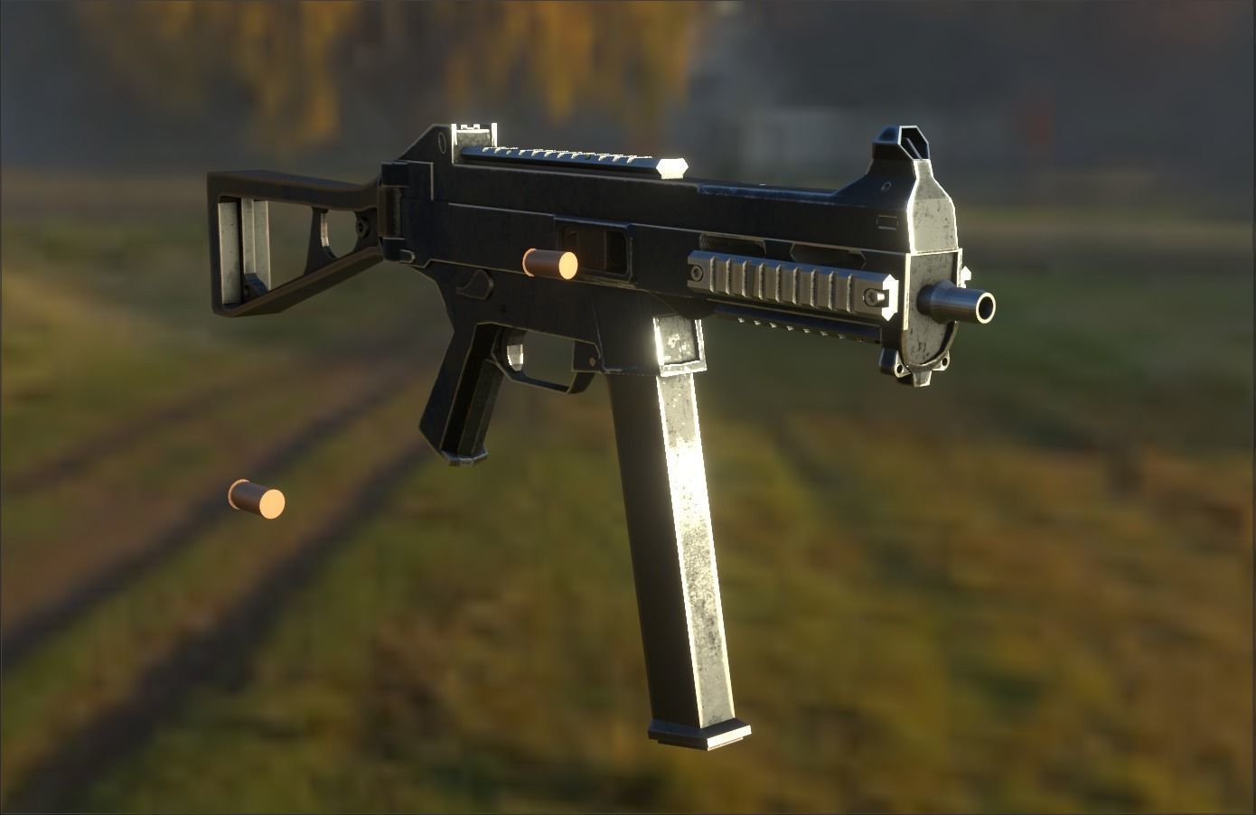 3D model UMP anim riged model VR / AR / low-poly | CGTrader