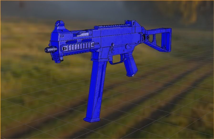 3D model UMP anim riged model VR / AR / low-poly | CGTrader