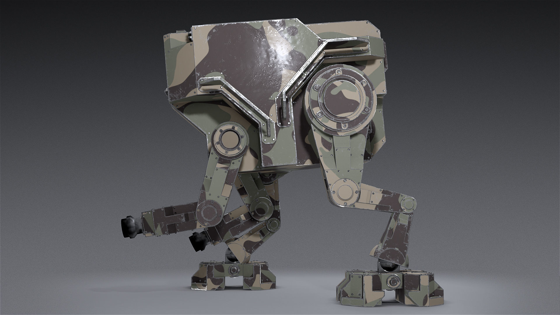 3D model Mech 06 - Raptor VR / AR / low-poly | CGTrader