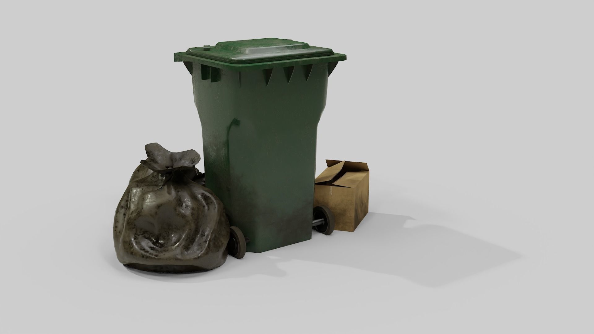 3D model Recycle Bin 000 VR / AR / low-poly | CGTrader