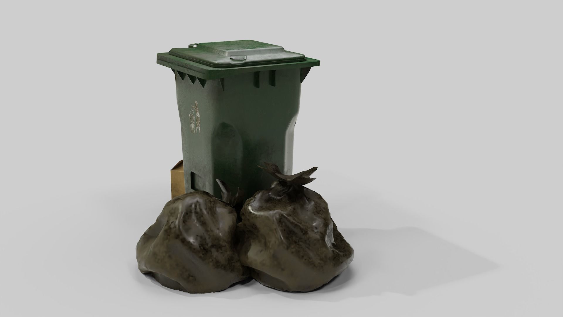 3D model Recycle Bin 000 VR / AR / low-poly | CGTrader