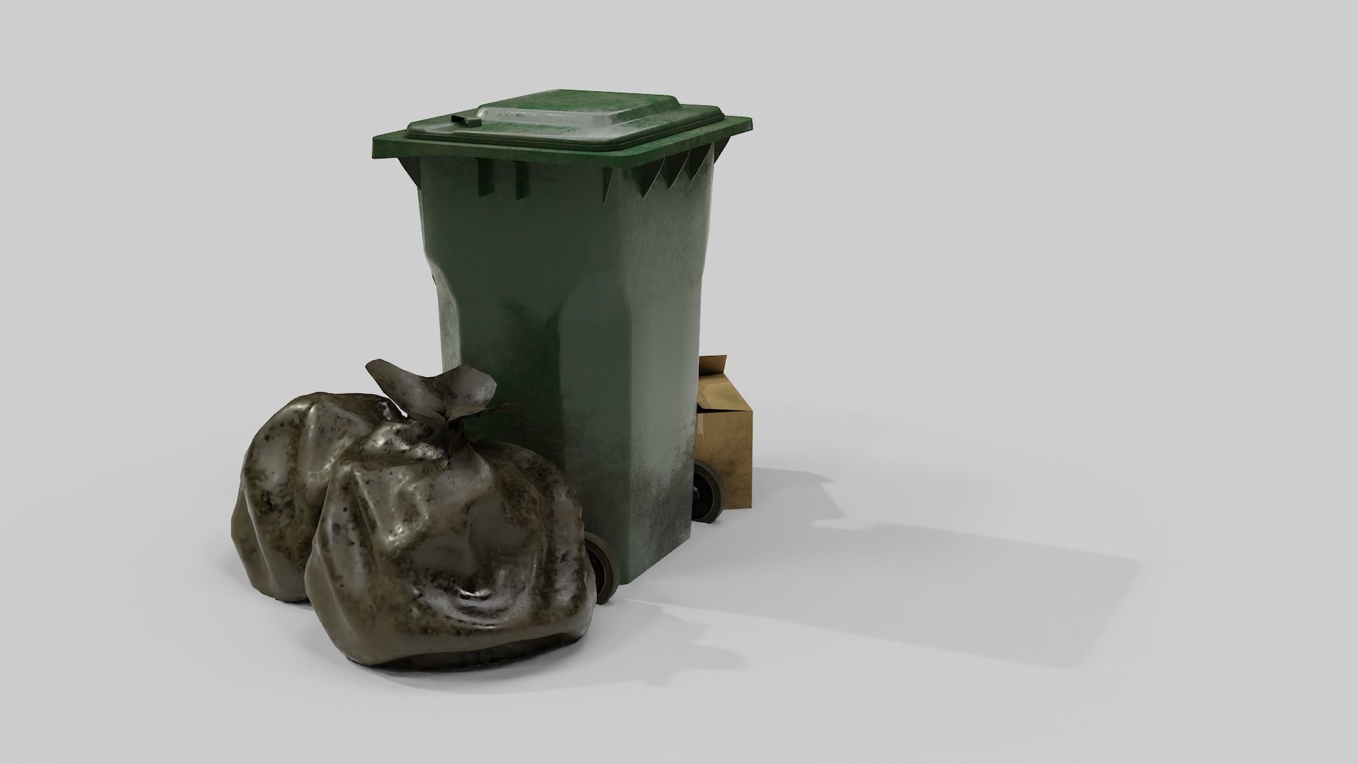 3D model Recycle Bin 000 VR / AR / low-poly | CGTrader