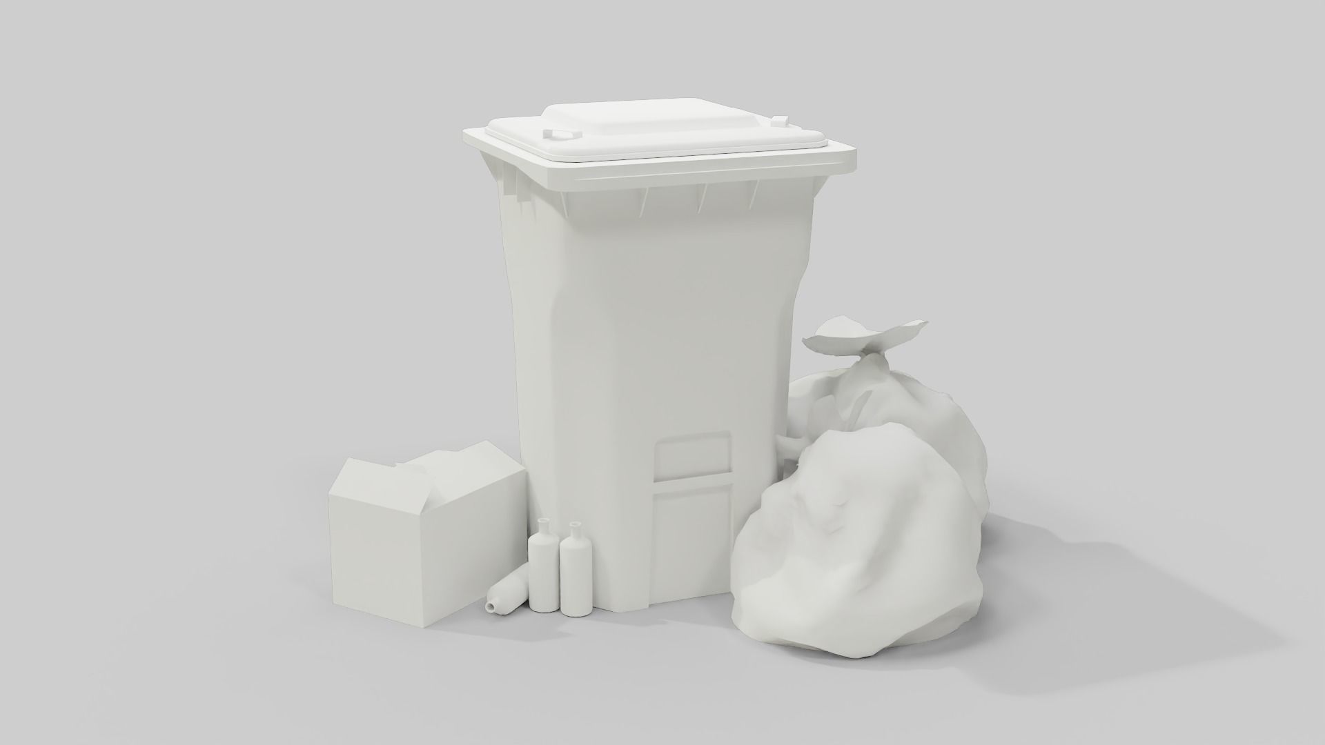 3D model Recycle Bin 000 VR / AR / low-poly | CGTrader