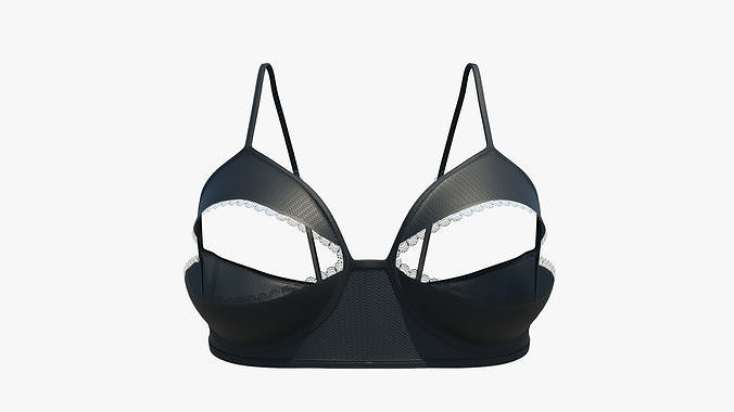 Lingerie bra 3D model | CGTrader