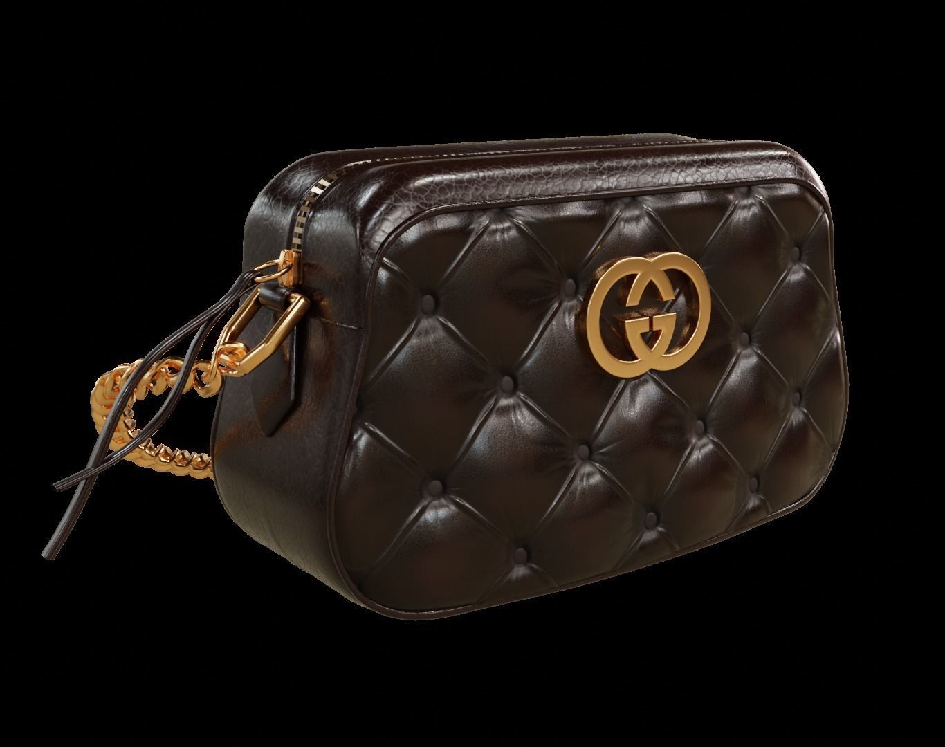 Gucci Bag free 3D model | CGTrader