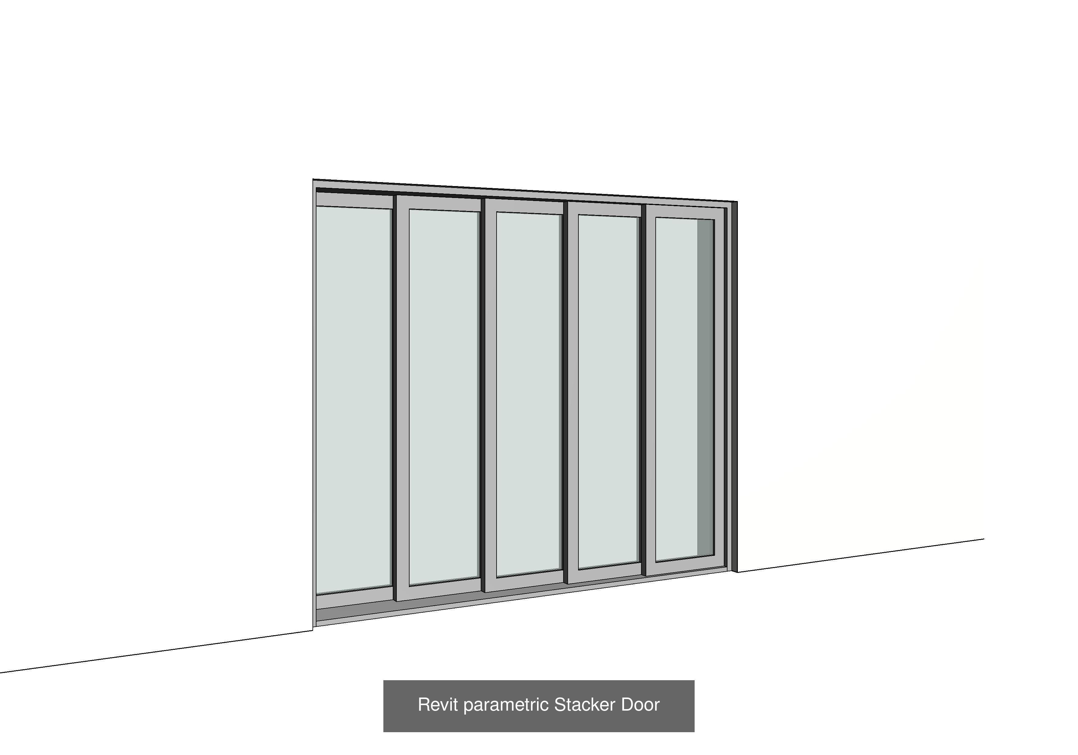 Revit native sliding doors 3D Model Collection | CGTrader