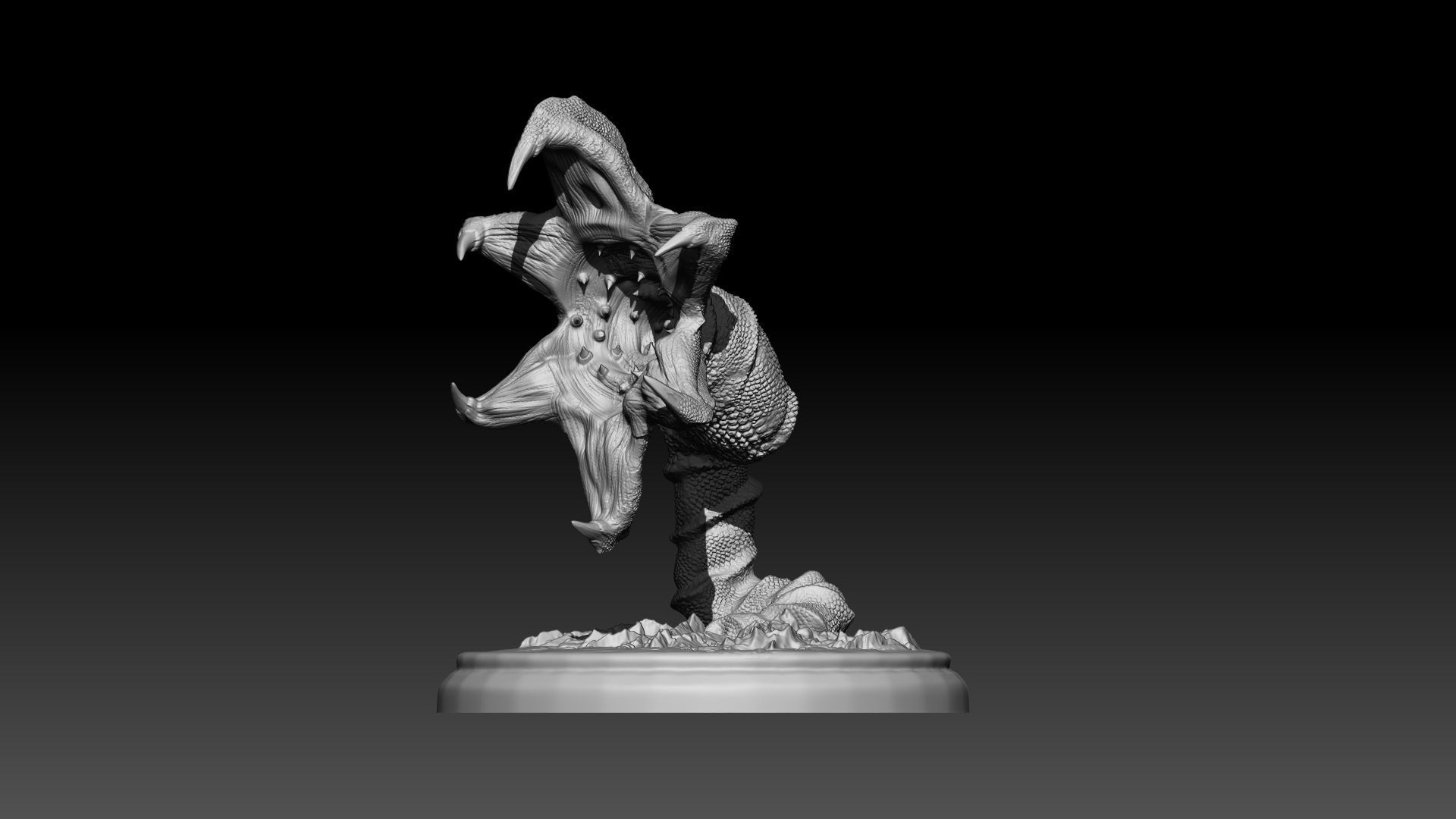 SandMonster 3D model 3D printable | CGTrader