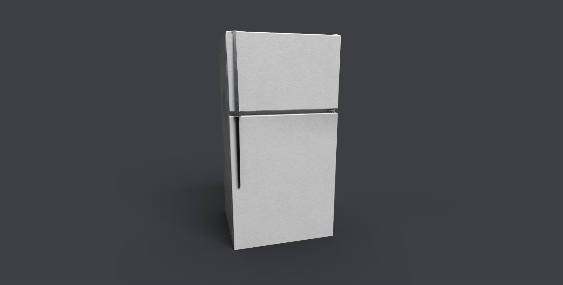 3D model Fridge 90s VR / AR / low-poly | CGTrader