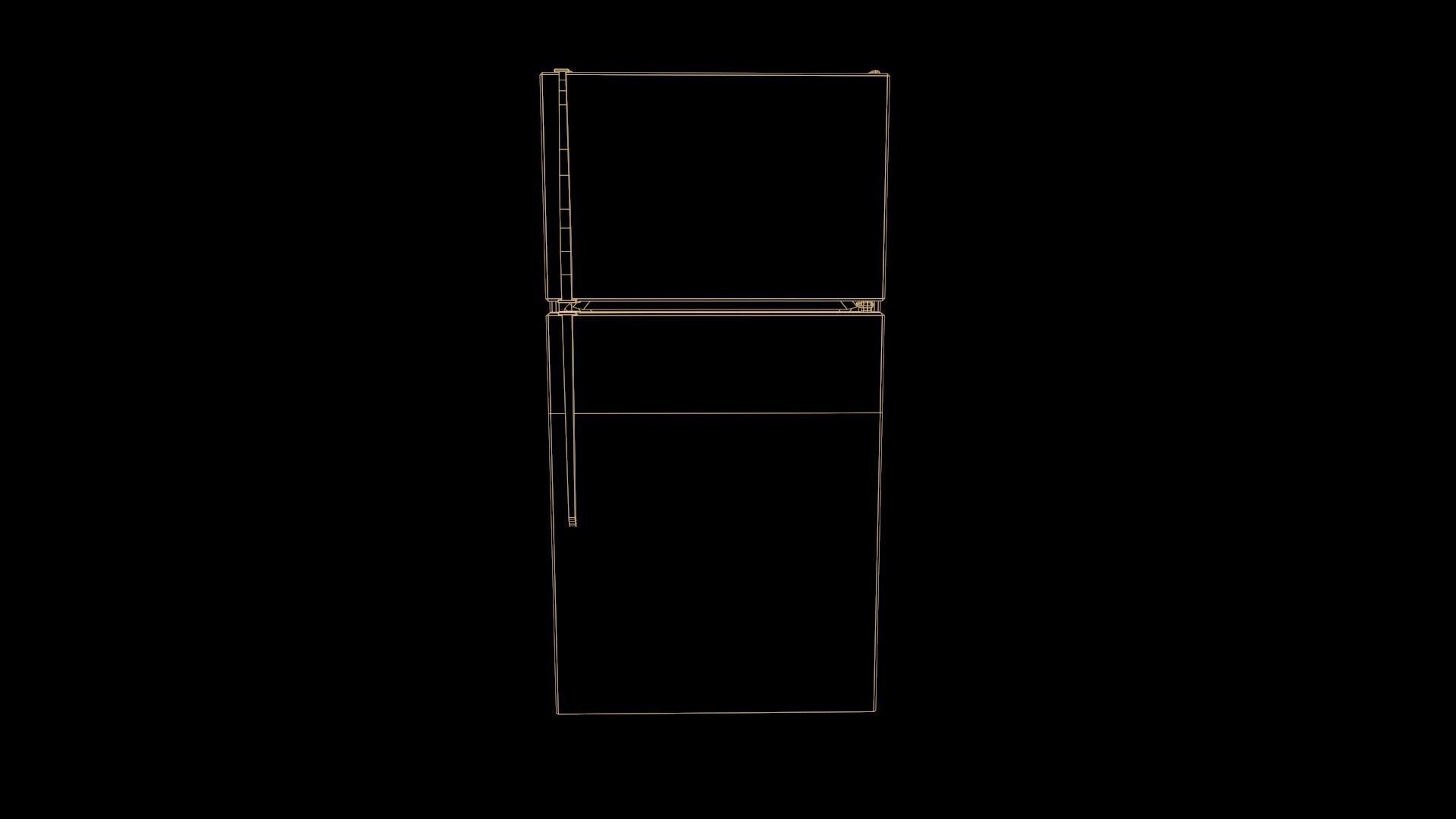 3D model Fridge 90s VR / AR / low-poly | CGTrader