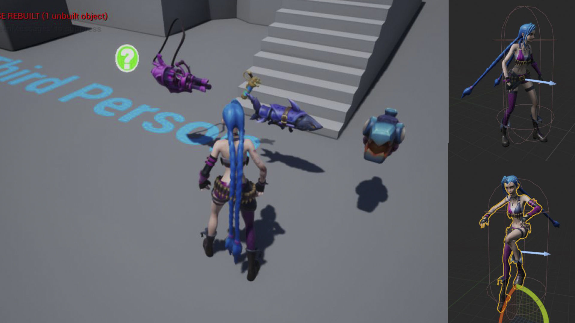 3D model Jinx league of legends VR / AR / low-poly | CGTrader
