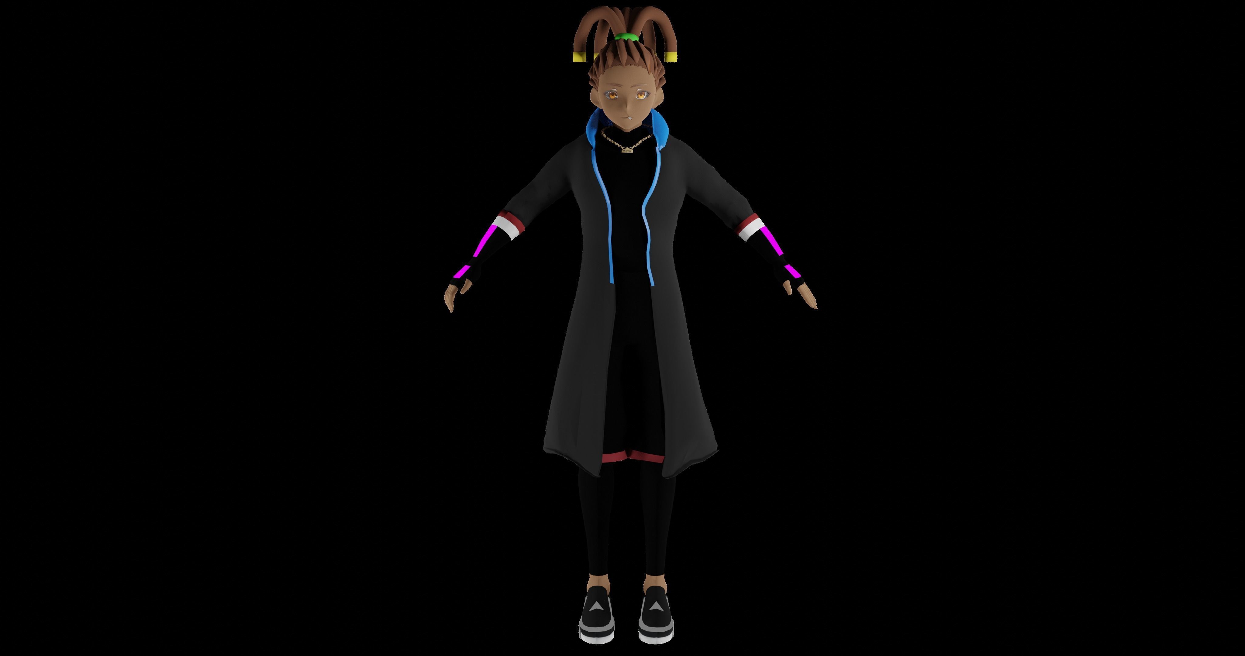 Rock Boy 3D model rigged | CGTrader