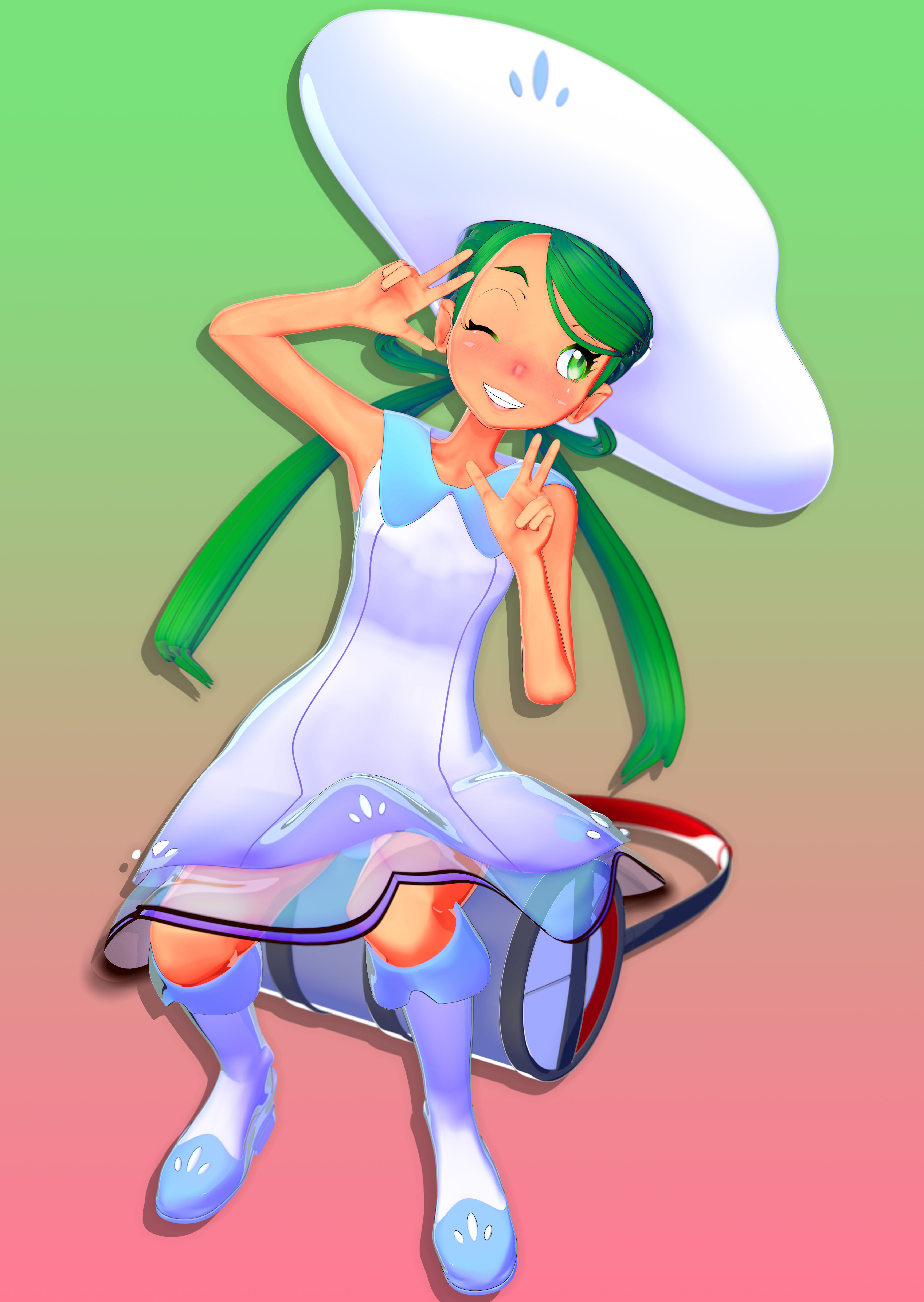 Mallow from Pokemon Sun and Moon free 3D model rigged | CGTrader