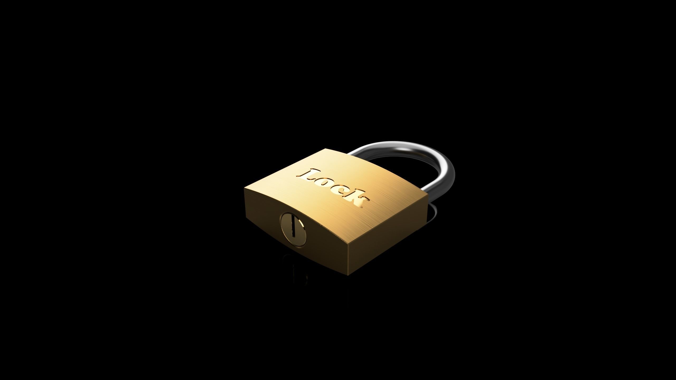 Realistic Looking Padlock with opening function free VR / AR / low-poly ...