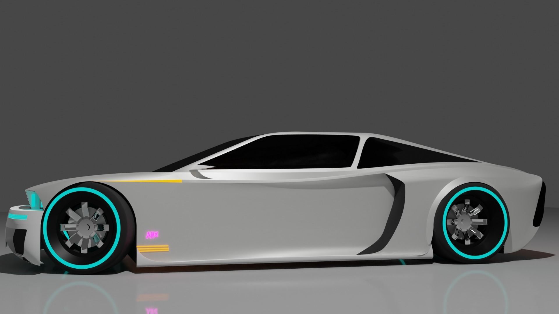 CYBERPUNK CONCEPT CAR 3D model | CGTrader