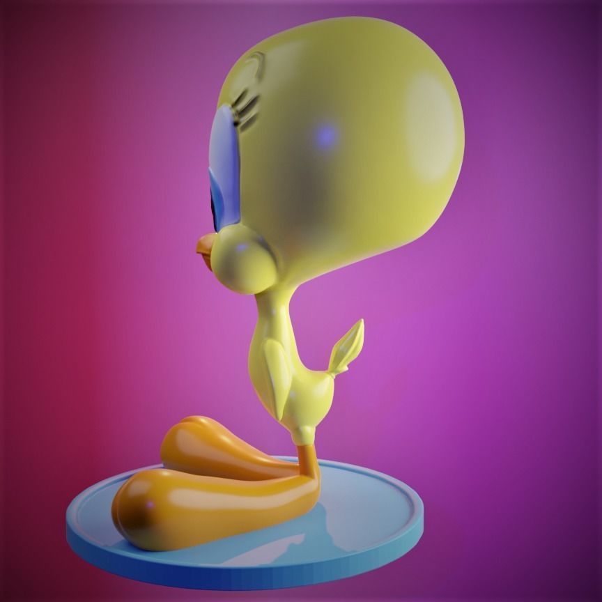 Piolin looney tunes bird 3D model 3D printable | CGTrader