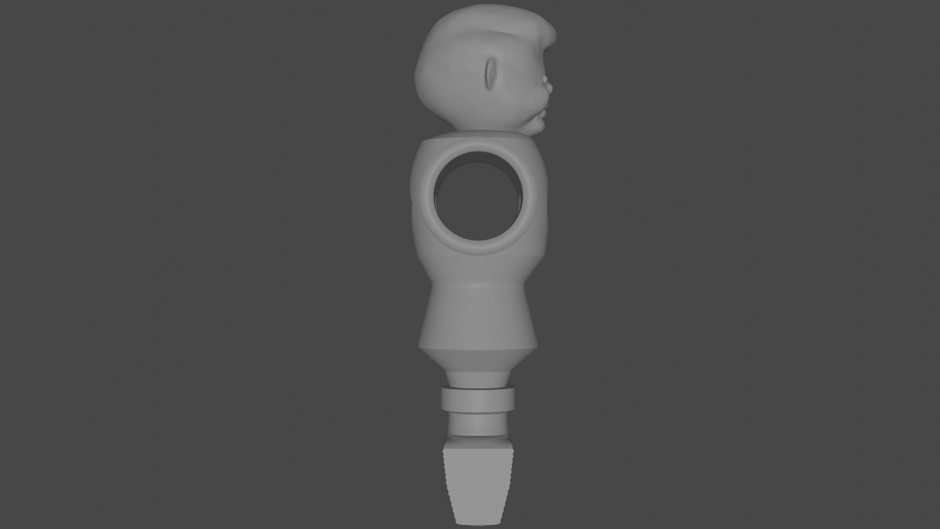 Foosball Guy 3D model 3D printable | CGTrader