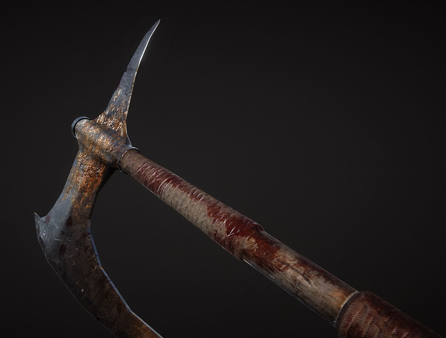 3D model Crescent Axe VR / AR / low-poly | CGTrader