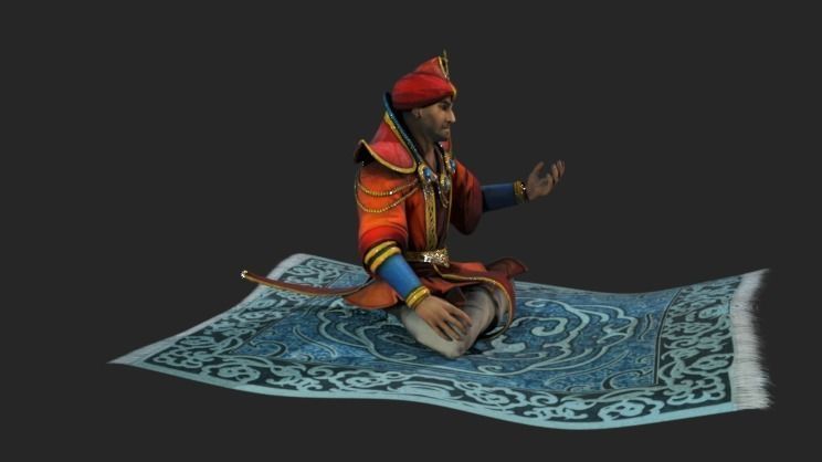 3D model Sinbad with 10 animation VR / AR / low-poly | CGTrader