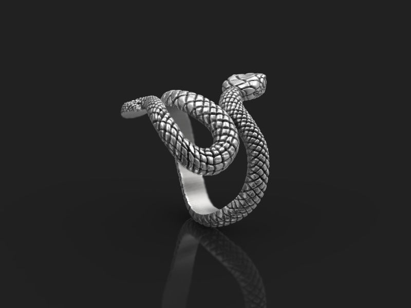 Snake ring 3d model for 3d printing 3D print model 3D model 3D ...