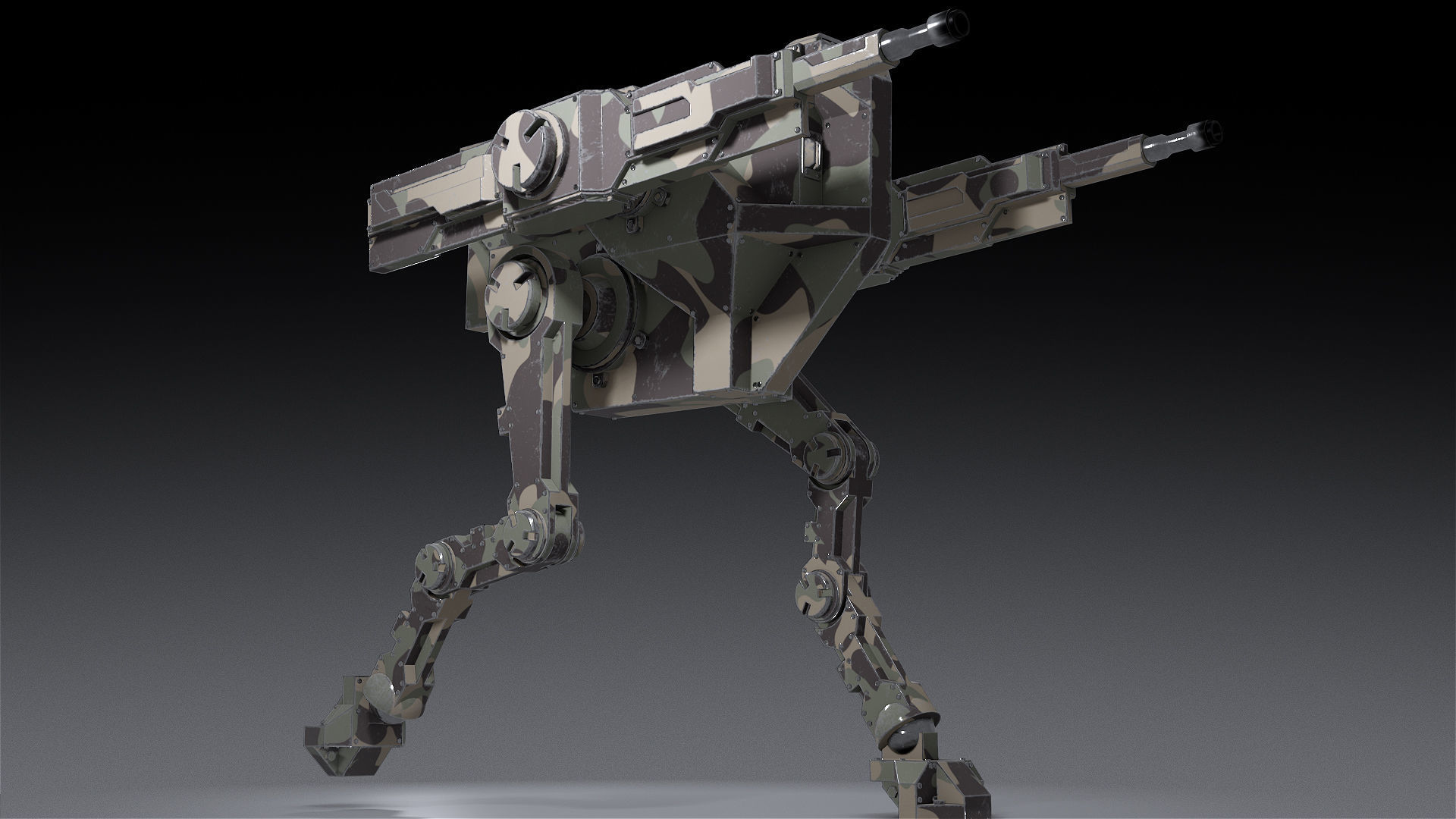 3D model Mech 08 - Harpy VR / AR / low-poly | CGTrader