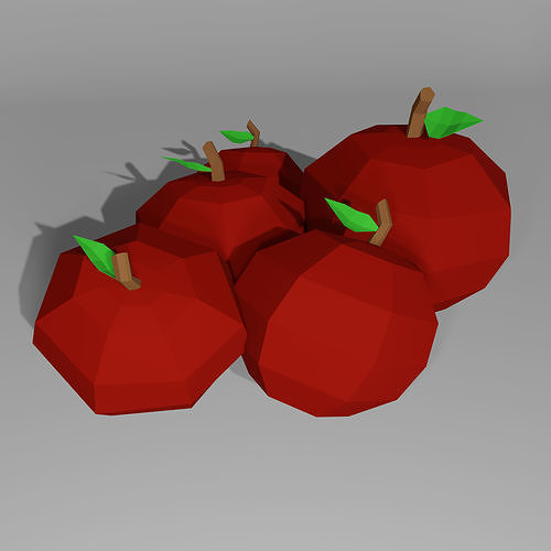 Apple apples free VR / AR / low-poly 3D model | CGTrader