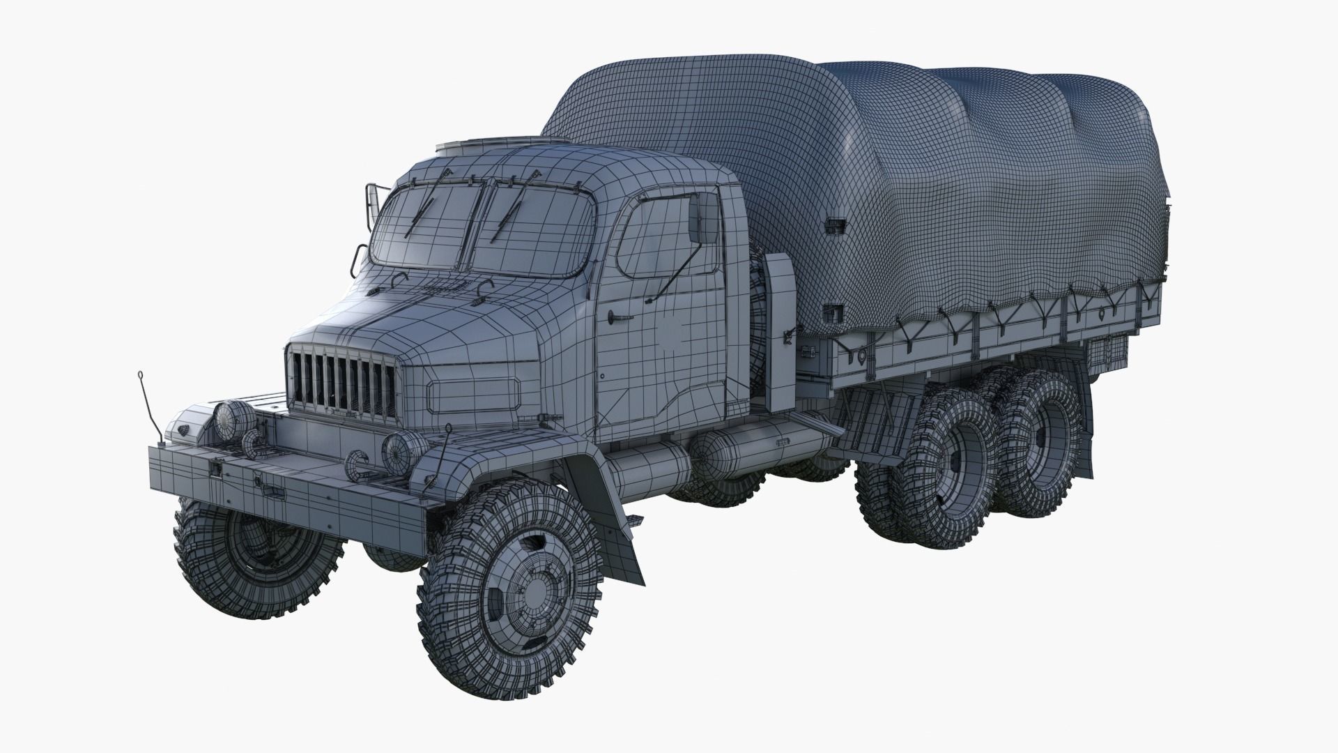 Praga V3S military truck Czechoslovakia 3D model | CGTrader