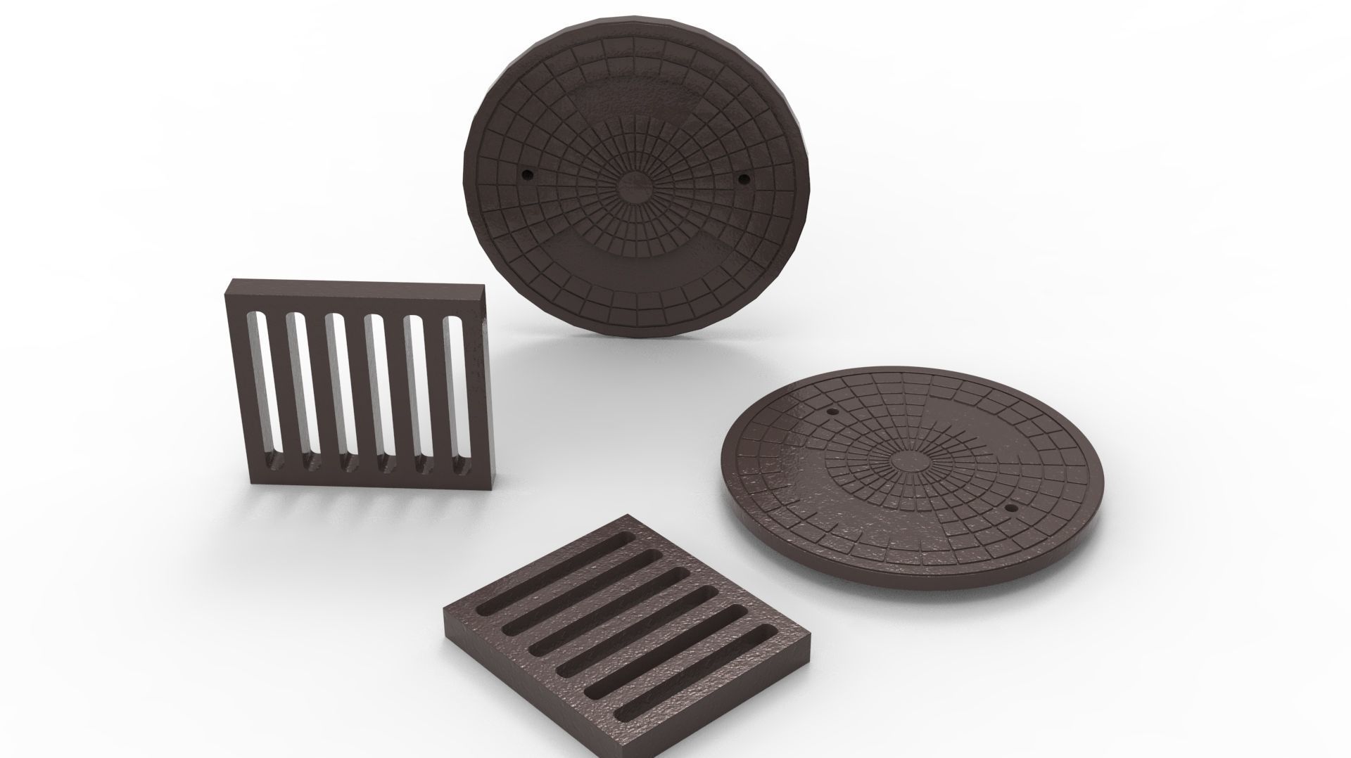 MANHOLE COVER 3D model | CGTrader