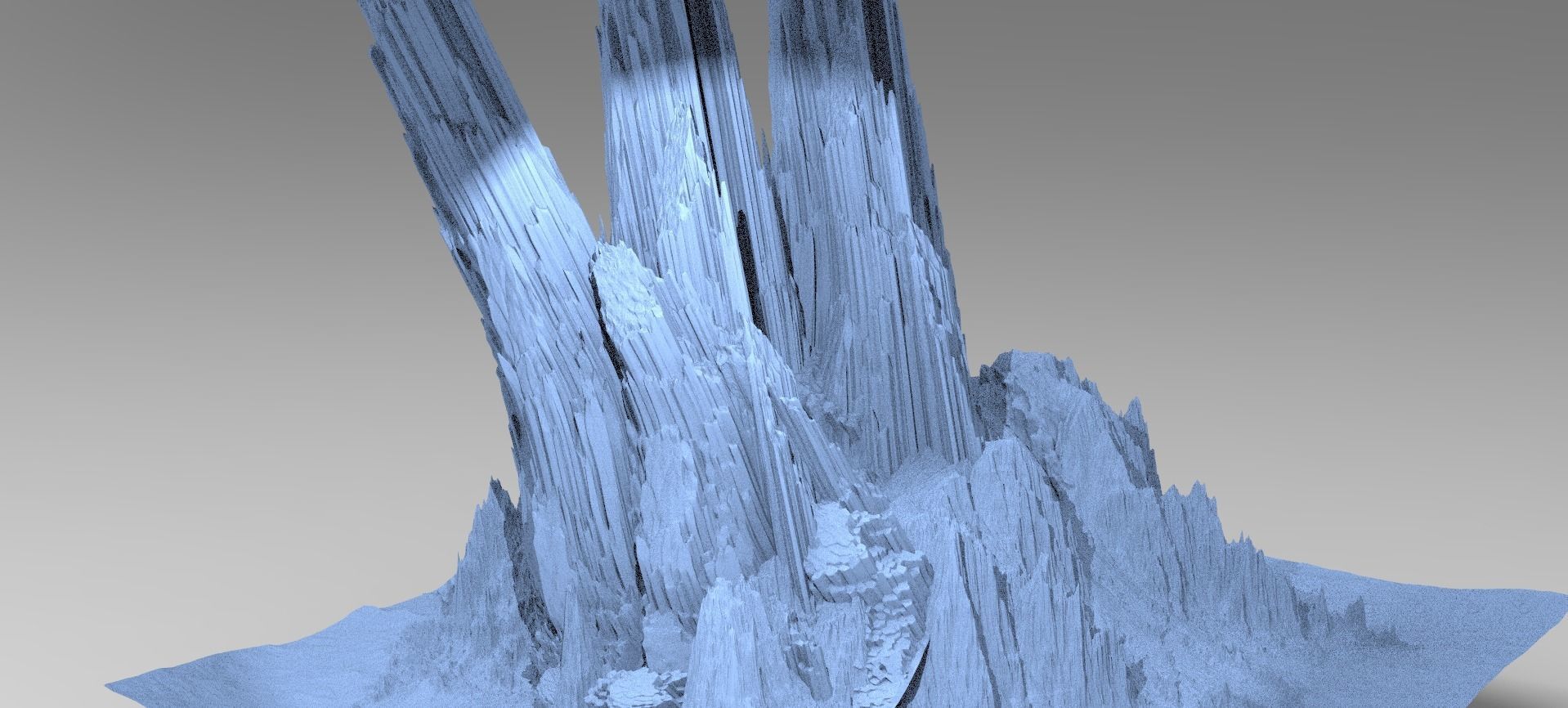 Claw Mountain alien 5 3D model | CGTrader