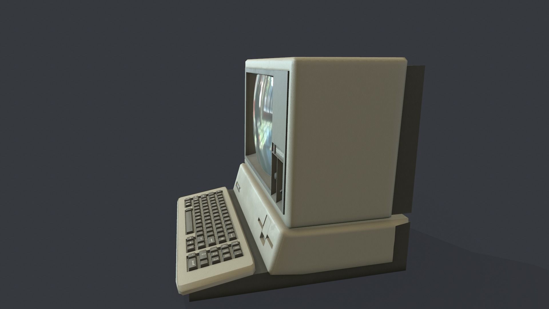 3D model Apple 3 computer - PBR Game Ready model VR / AR / low-poly ...