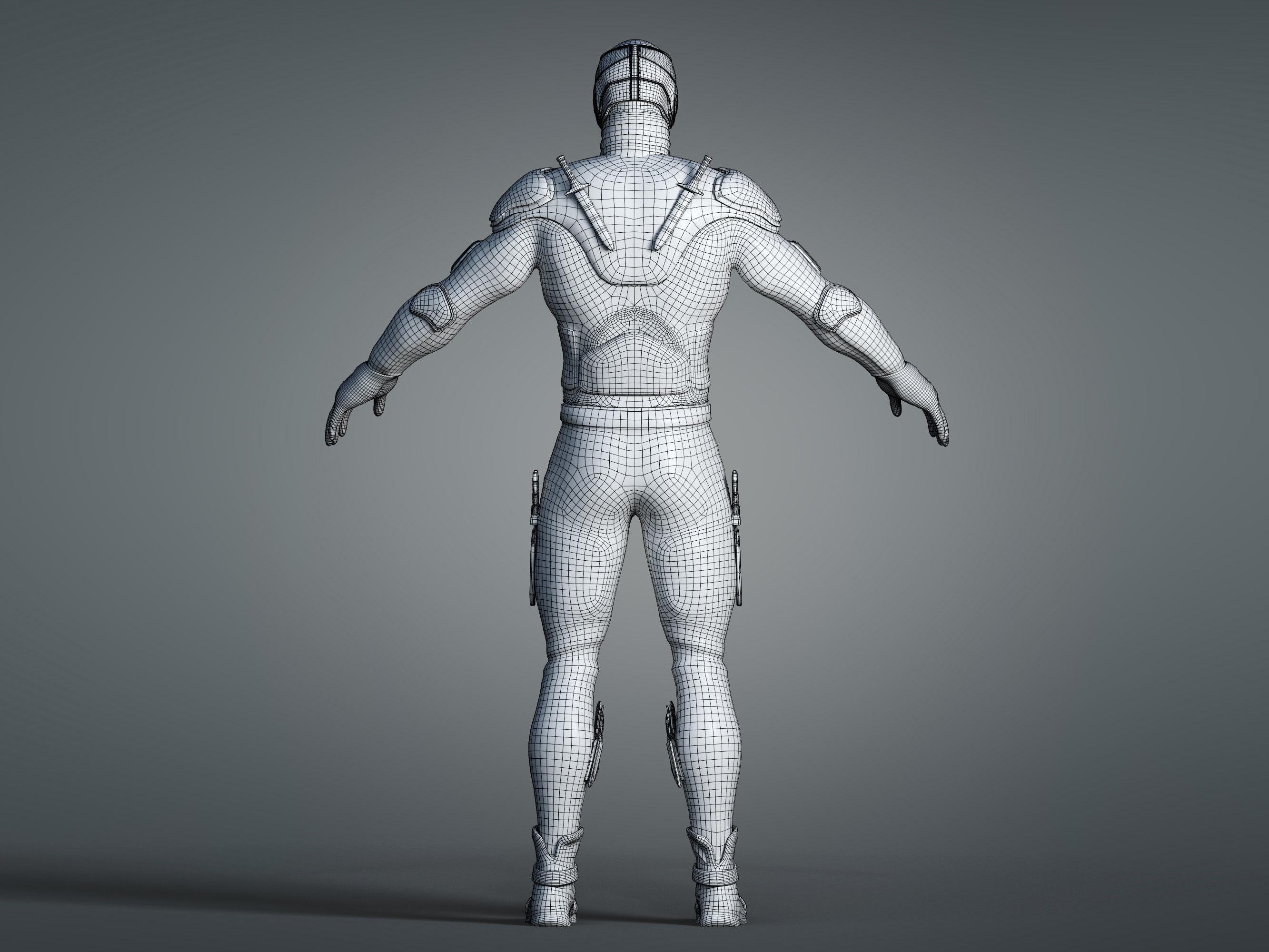 3D model Black Noir VR / AR / low-poly rigged | CGTrader