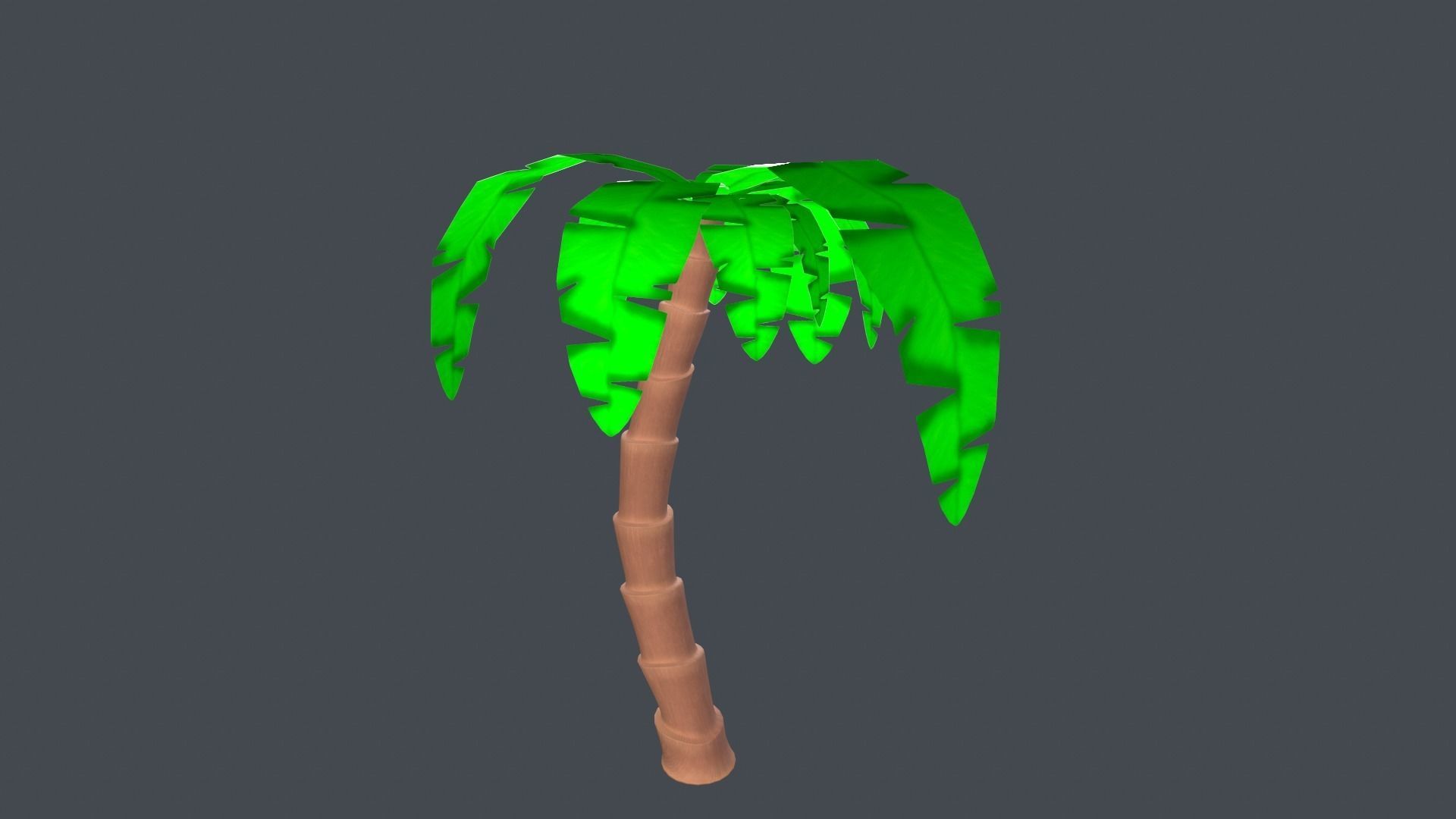 Stylized Palm Tree free 3D model | CGTrader