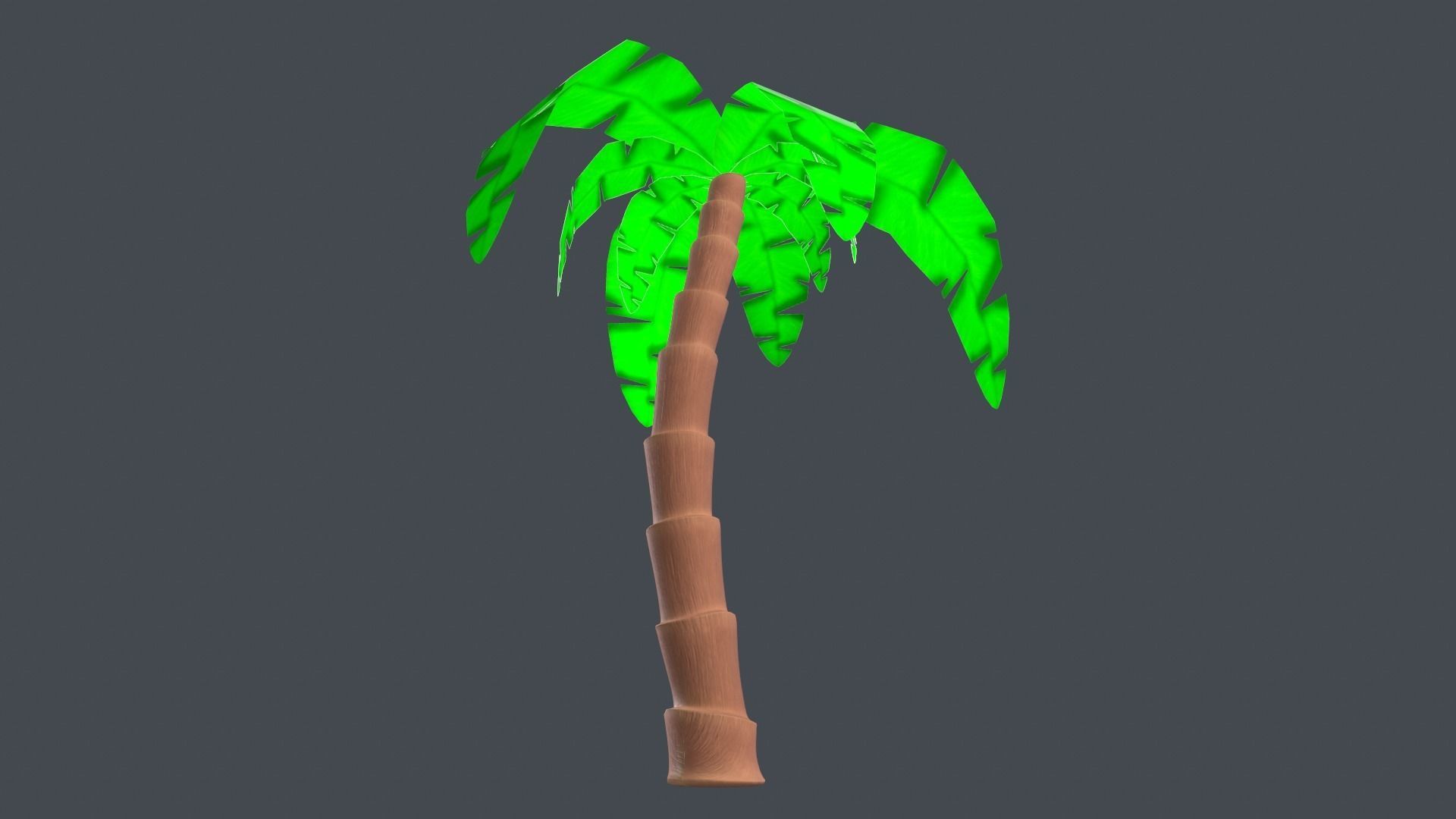 Stylized Palm Tree free 3D model | CGTrader