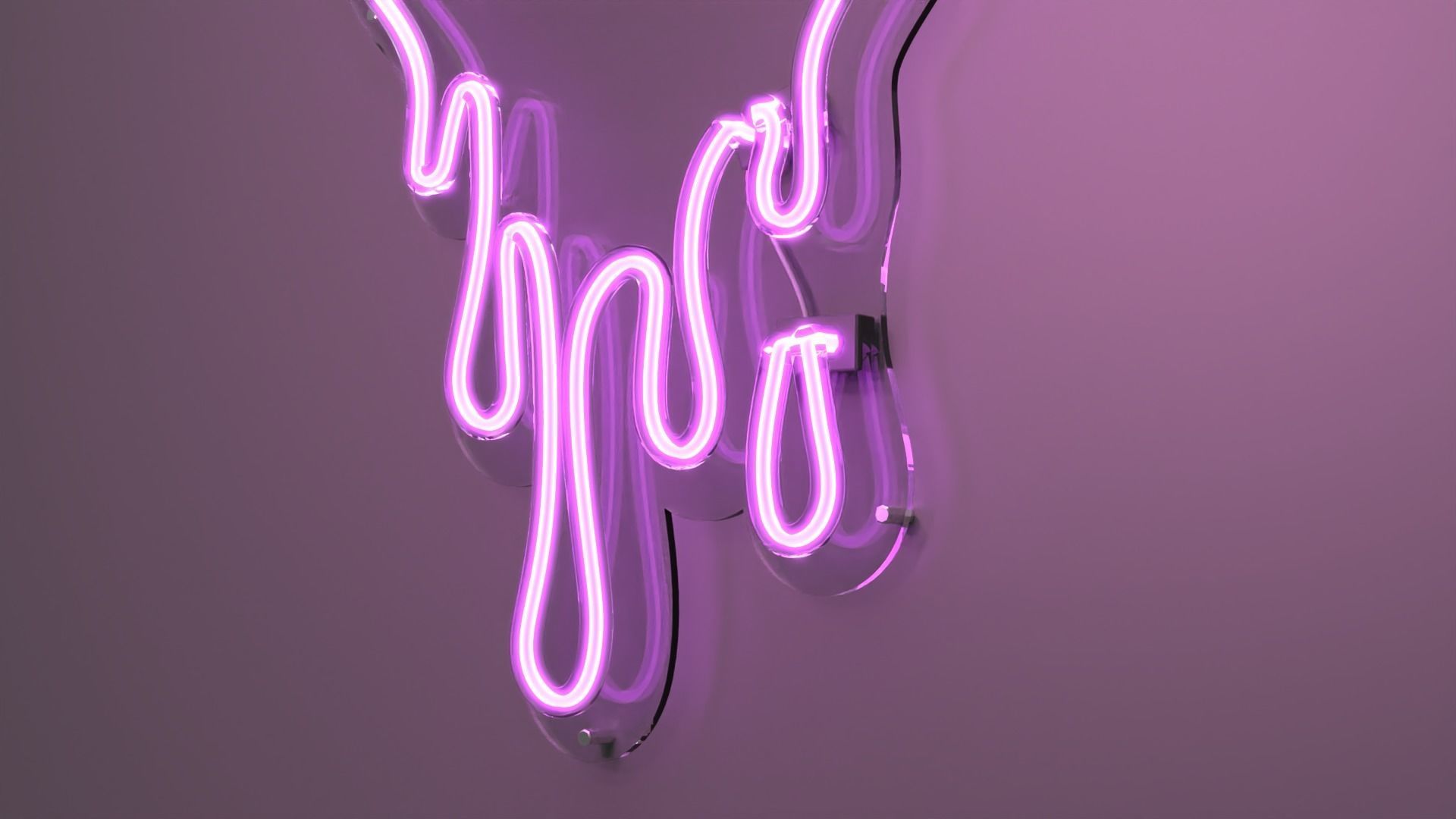 Melting Heart - Neon Sign 3D model | CGTrader