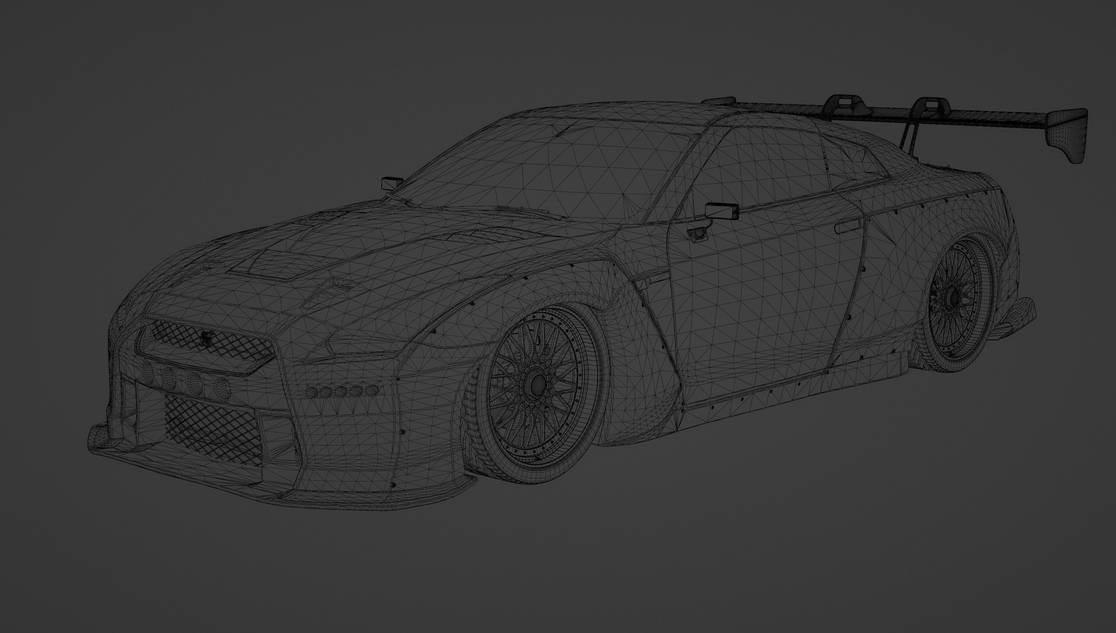 3D model Nissan GTR R35 VR / AR / low-poly | CGTrader