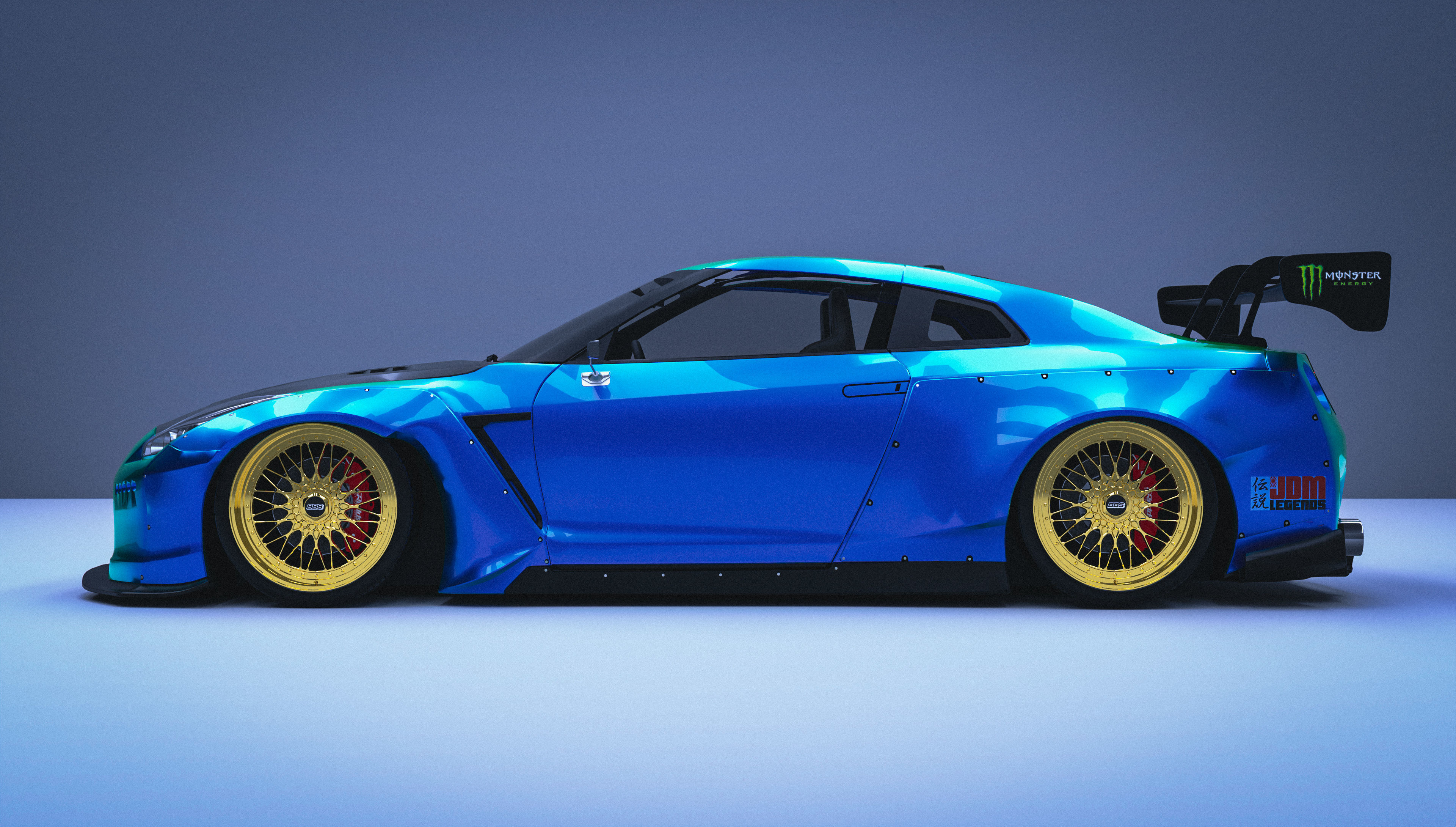 3D model Nissan GTR R35 VR / AR / low-poly | CGTrader