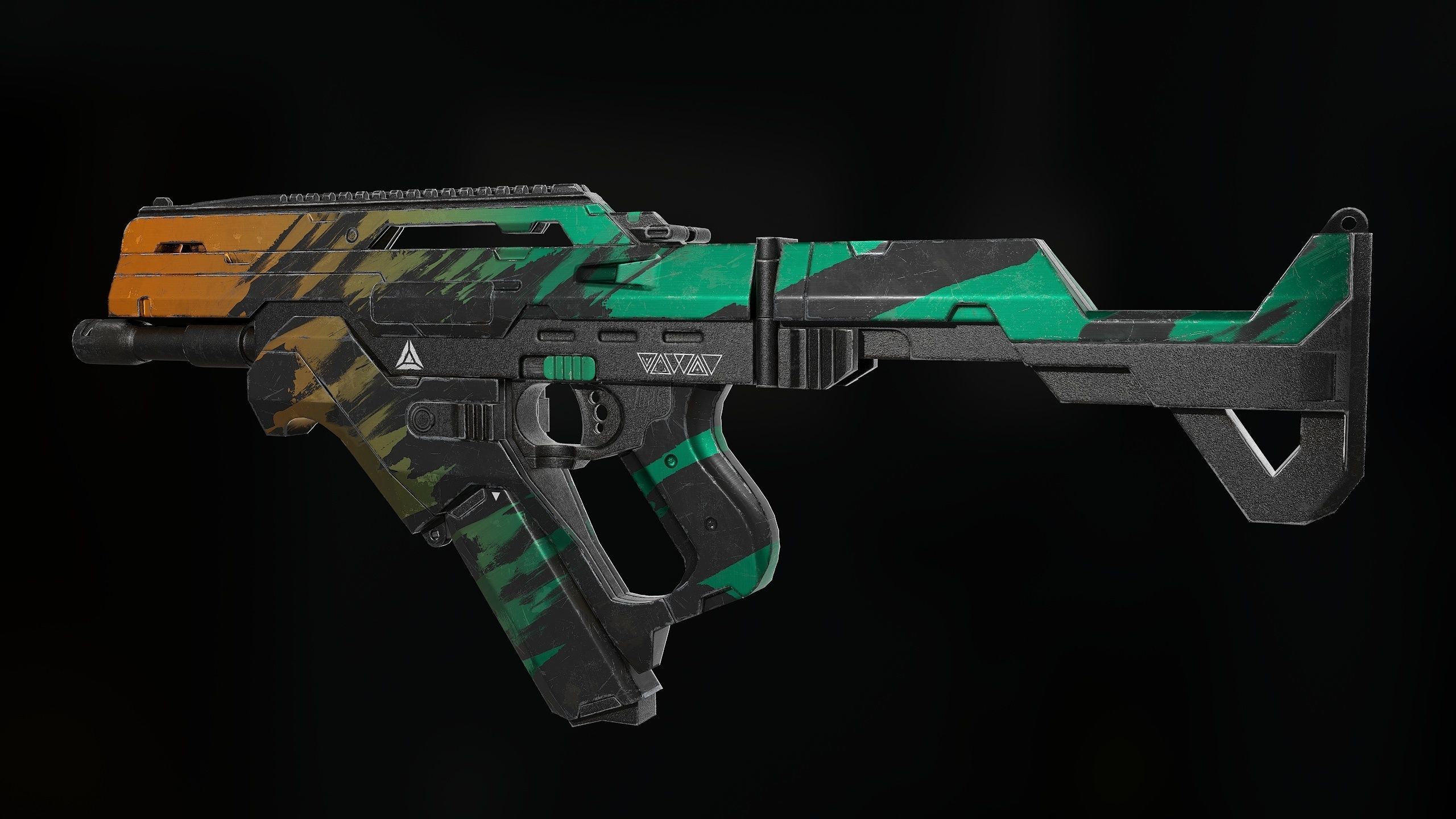 3D model Sci-Fi SMG Raptor and Sea Breeze VR / AR / low-poly | CGTrader